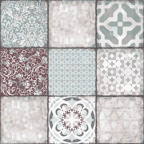 Colorful Tile Texture. Multi Color Surface Pattern. Textured Background ...