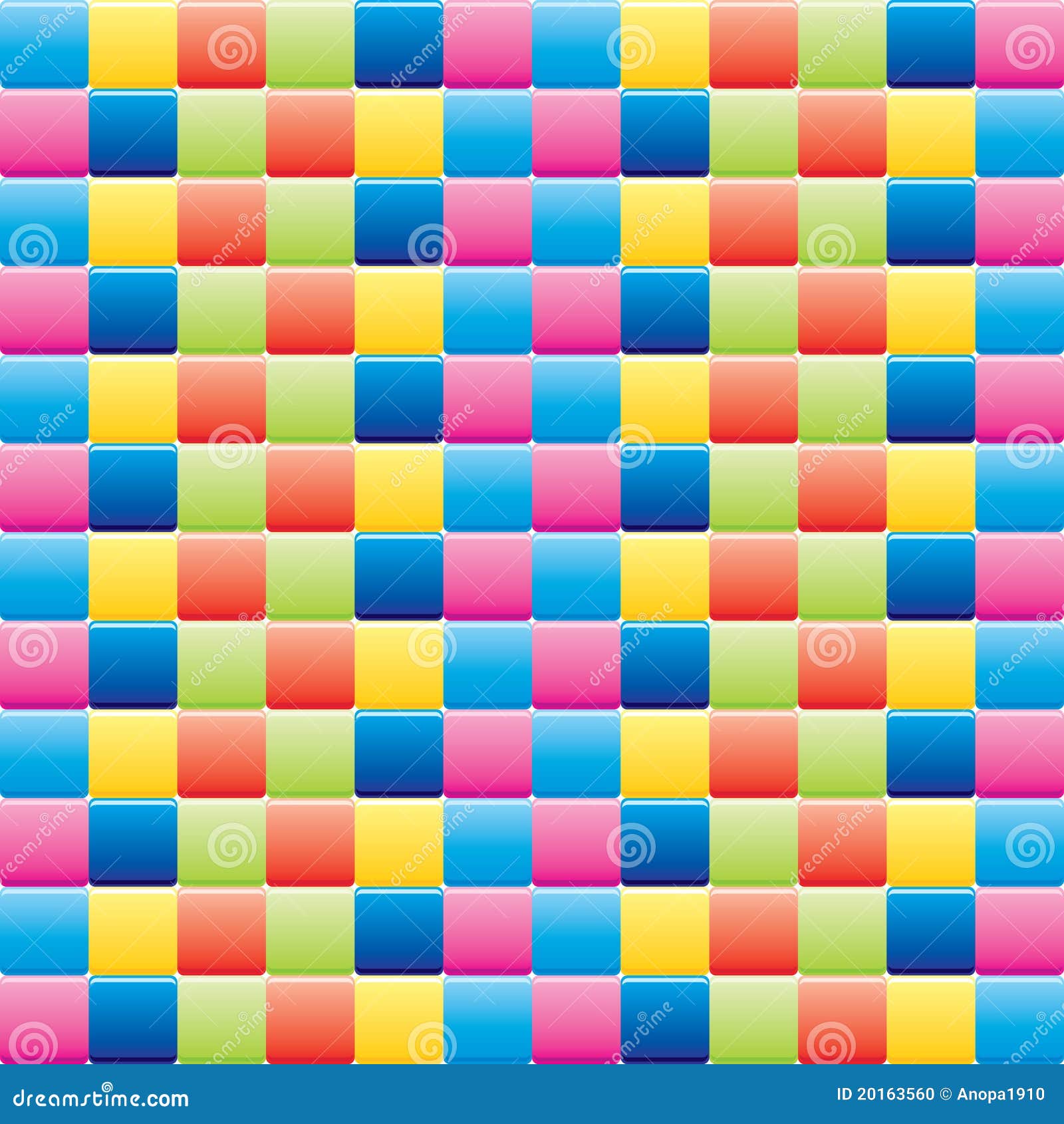 Colorful tiles stock vector. Illustration of design, green - 20163560