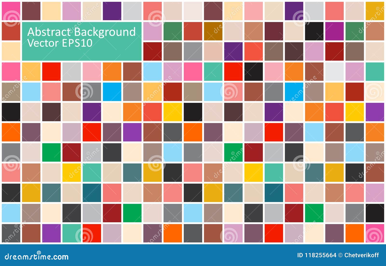 Colorful Tiles Abstract Background Stock Vector - Illustration of ...