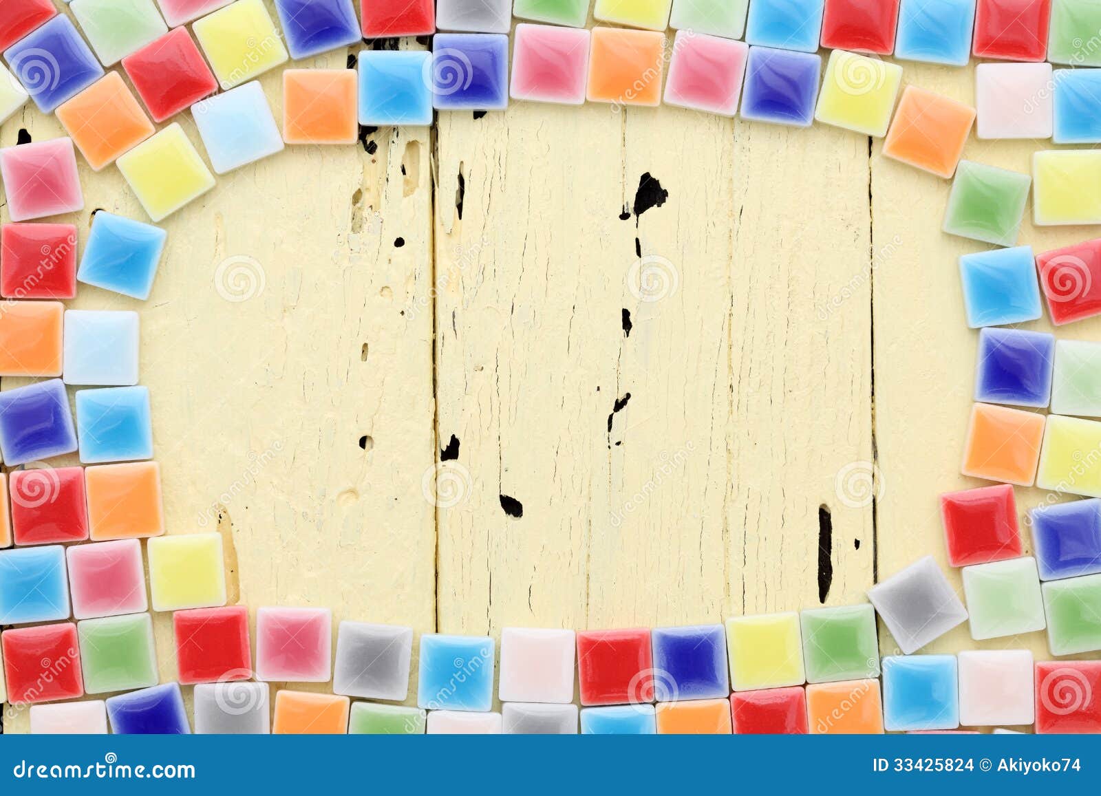Colorful tiles frame stock photo. Image of border, cube - 33425824