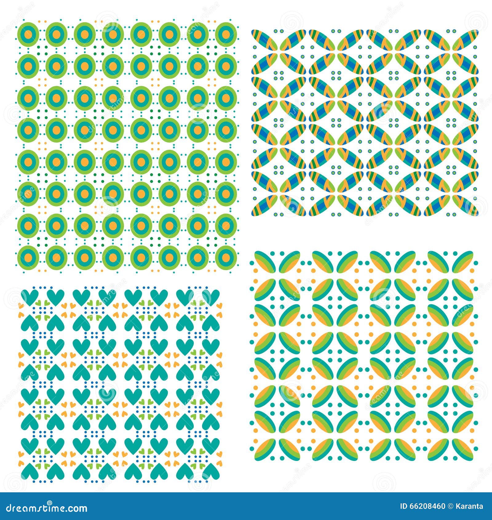 Colorful Tiling Textures Collection Stock Vector - Illustration of ...