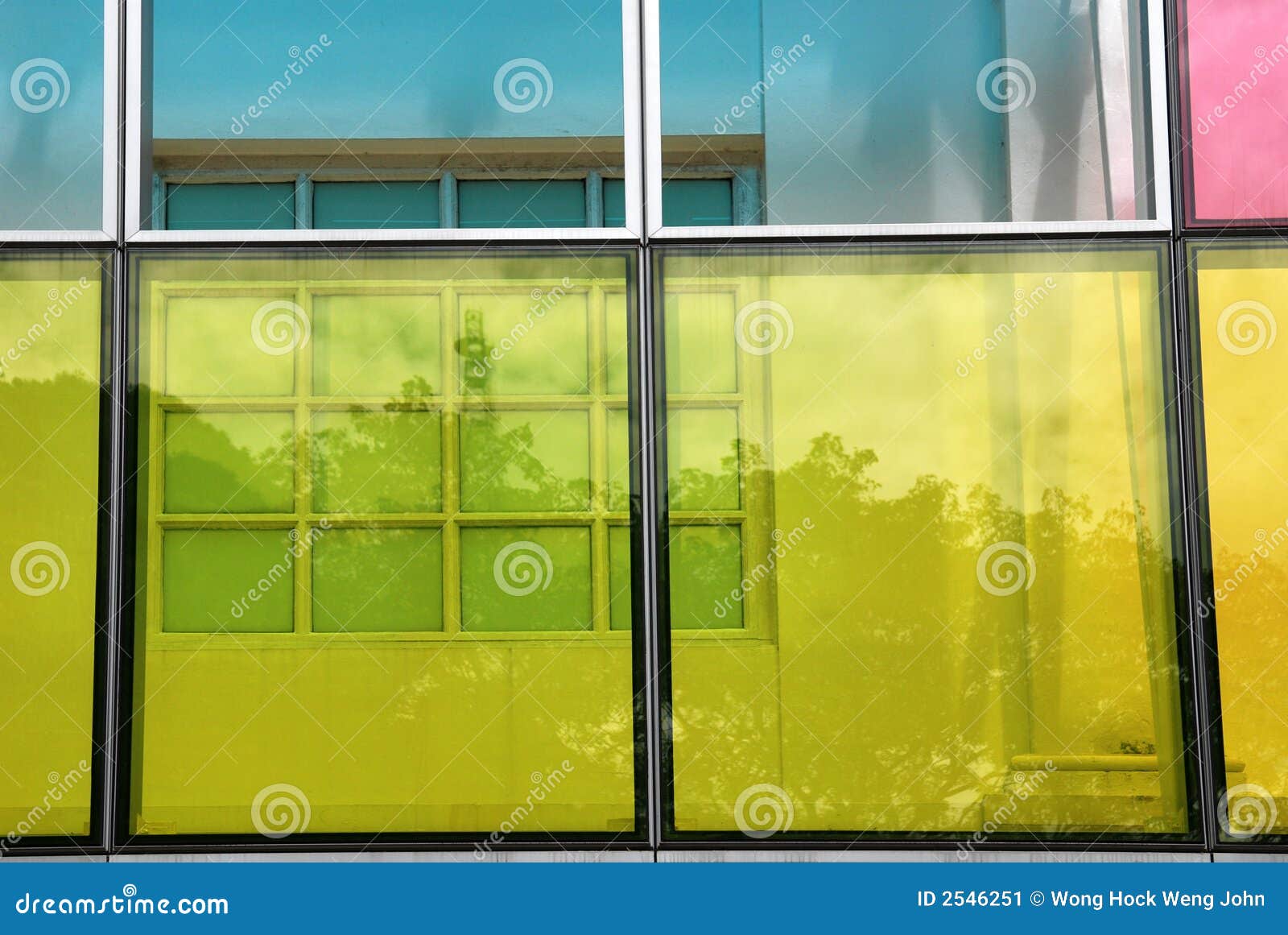Colorful Tinted Glass Picture. Image: 2546251