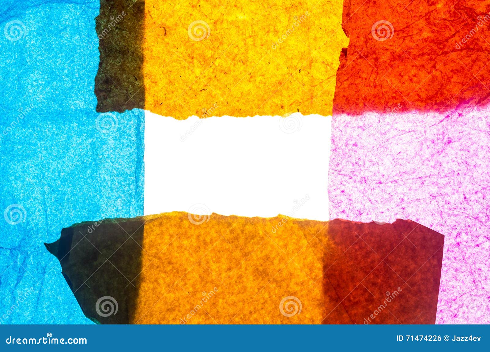 Colorful Tissue Paper To Enfatize Textures and Colors Stock Photo ...
