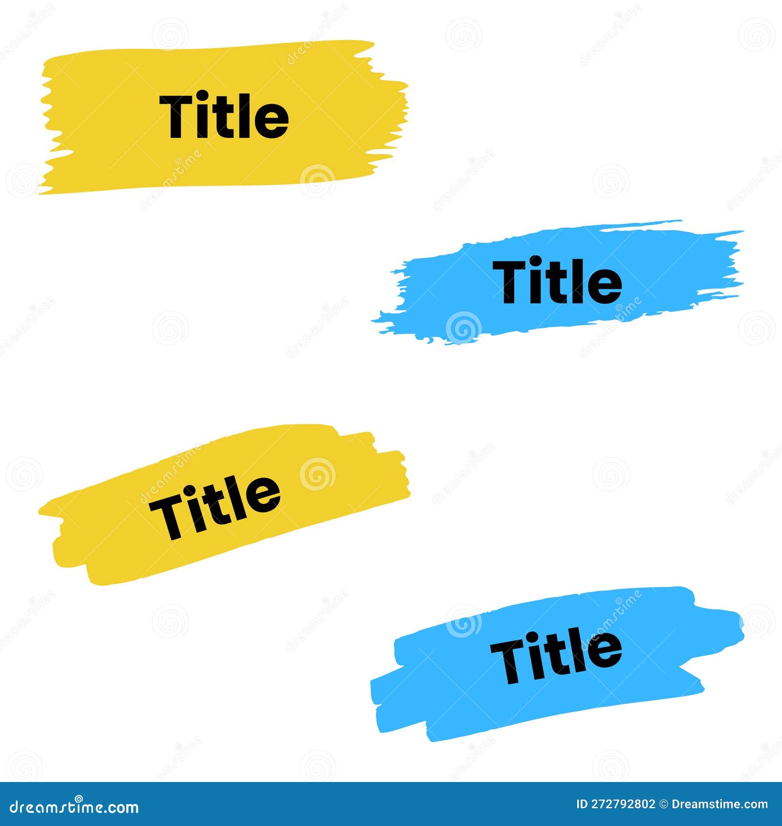 Colorful Title Box Banner. Title Box Banner Design Stock Illustration ...