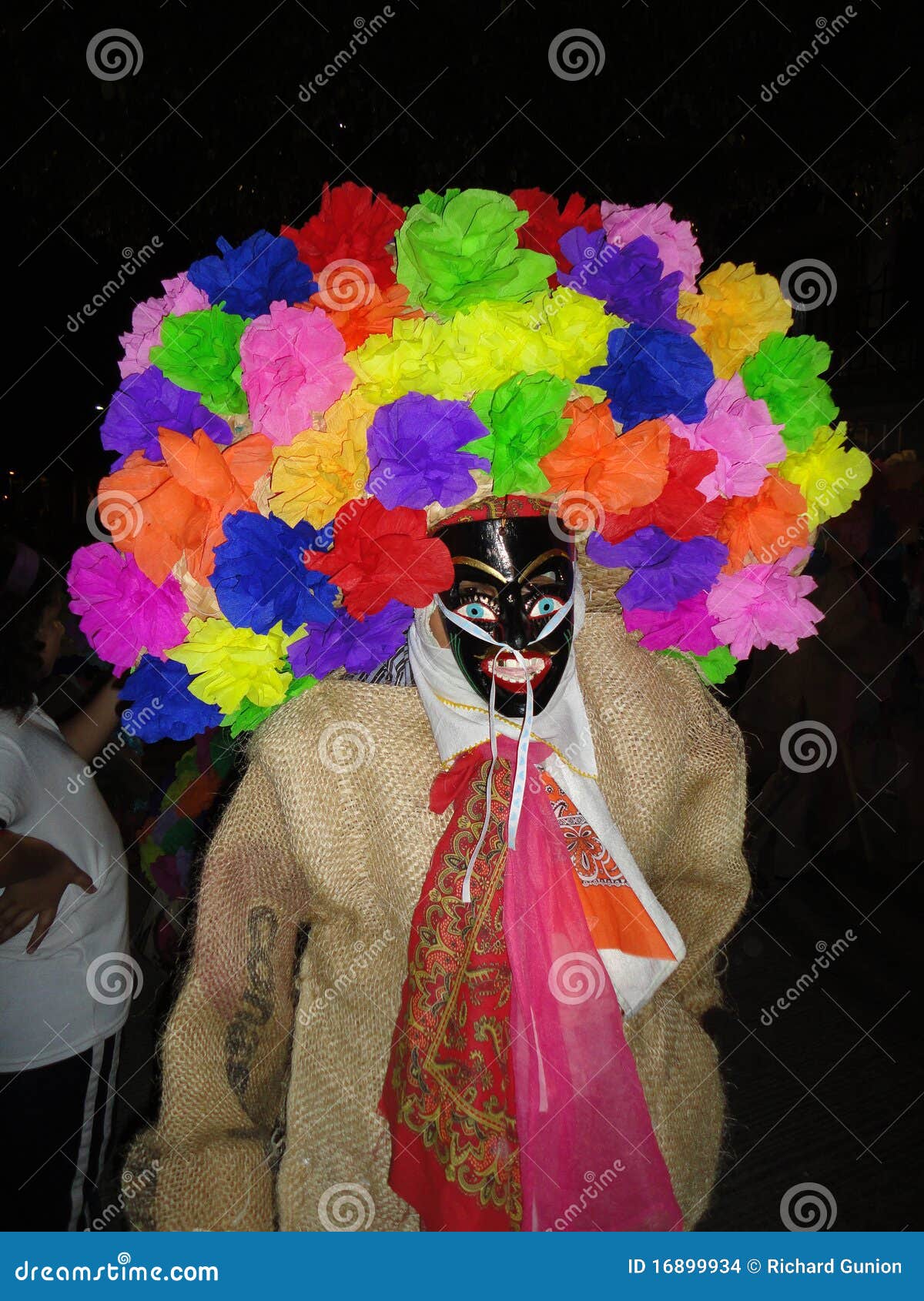 Colorful Tlacololero editorial stock image. Image of ritual - 16899934