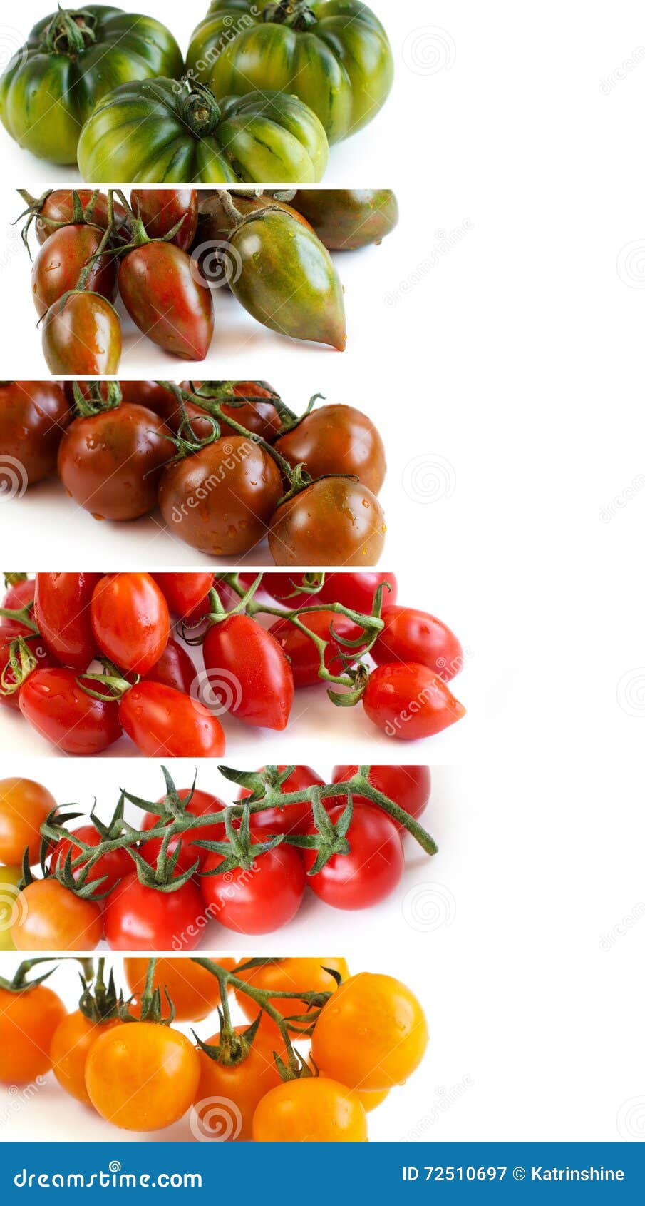 Colorful tomatoes collage stock image. Image of collage - 72510697