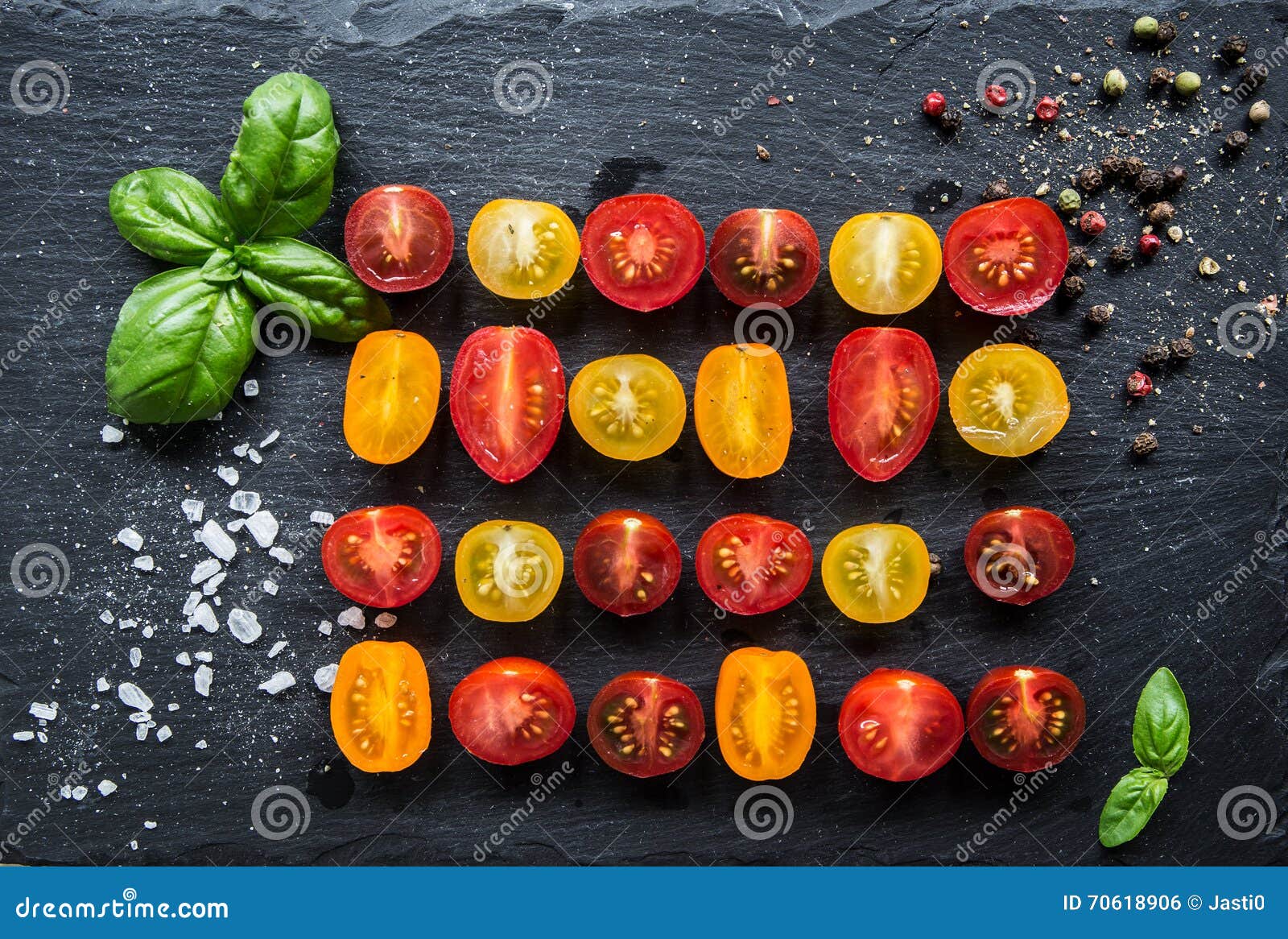 Colorful Tomatoes Background. Fresh Organic Tomato Texture. Wide Stock ...