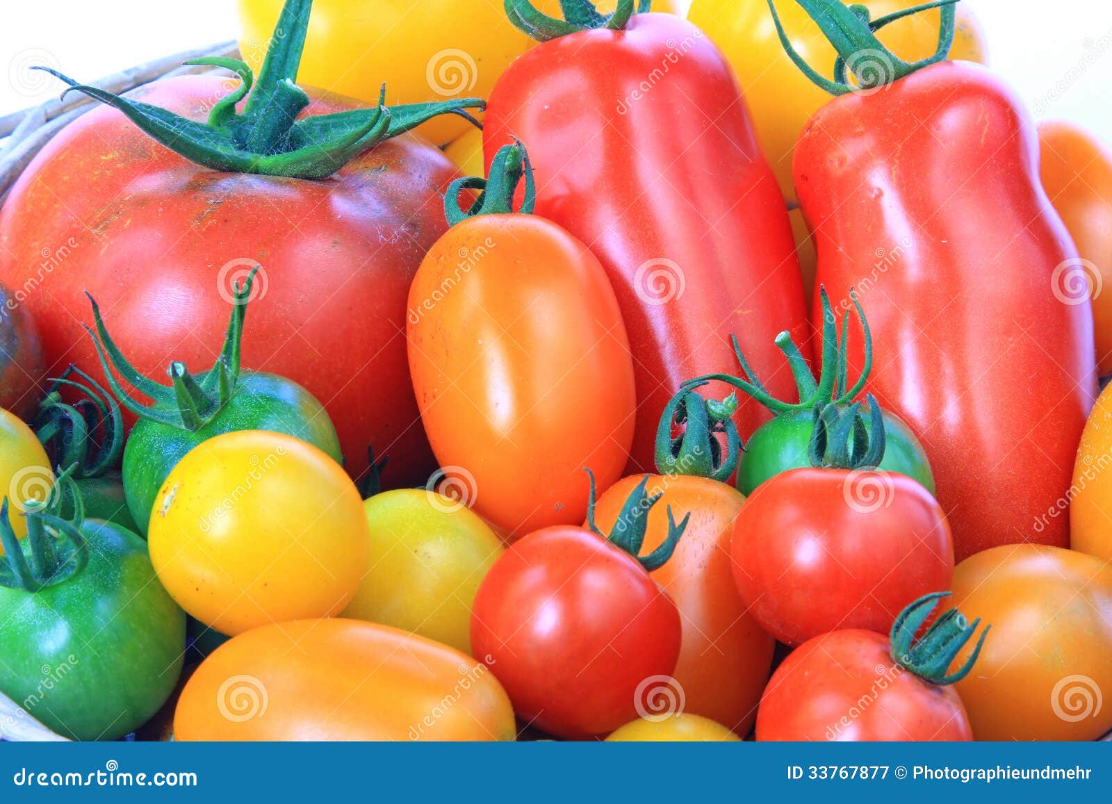 Colorful tomatoes stock image. Image of lycopersicum - 33767877