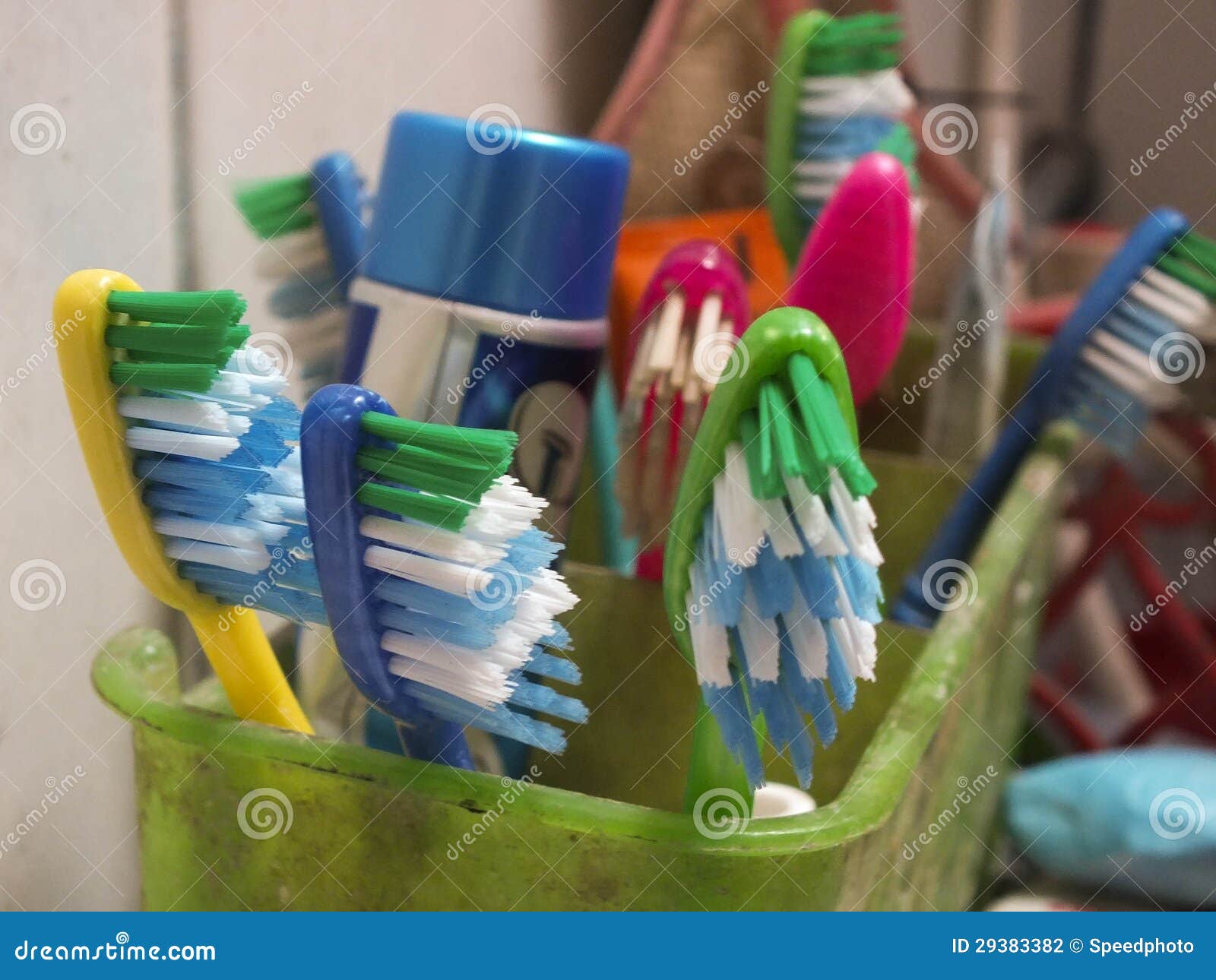 Colorful Toothbrush stock photo. Image of brush, health - 29383382