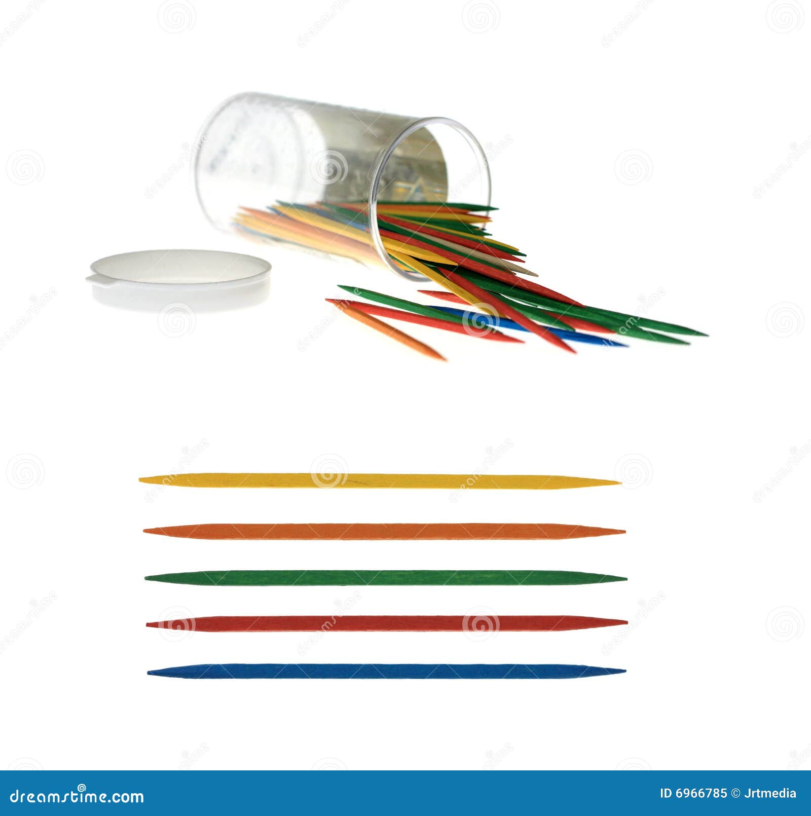 Colorful Toothpicks stock image. Image of collection, spilled - 6966785
