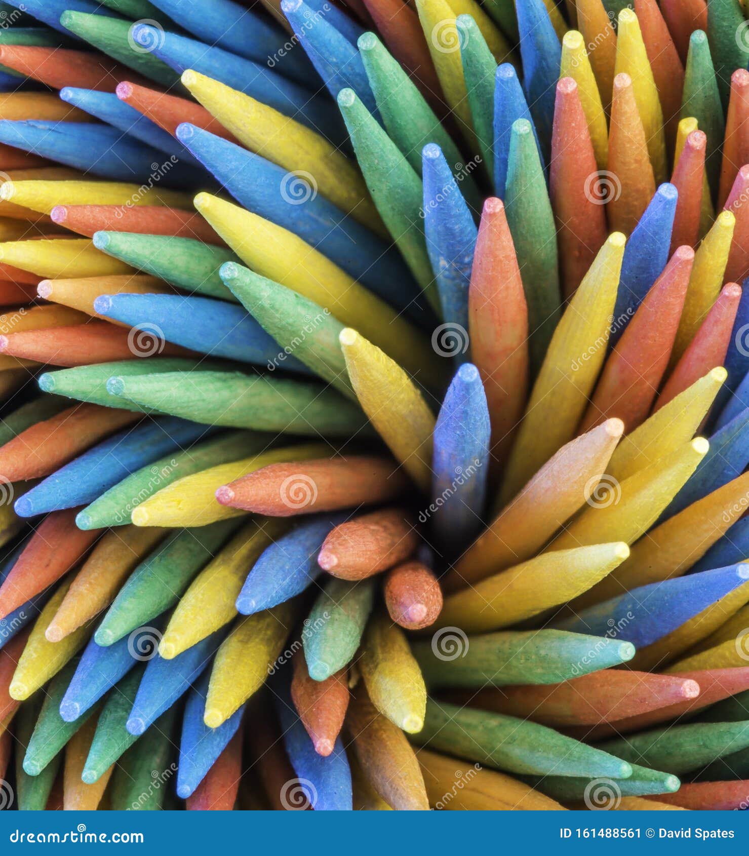 Colorful Toothpicks Close Up Stock Image - Image of rainbow, closeup ...
