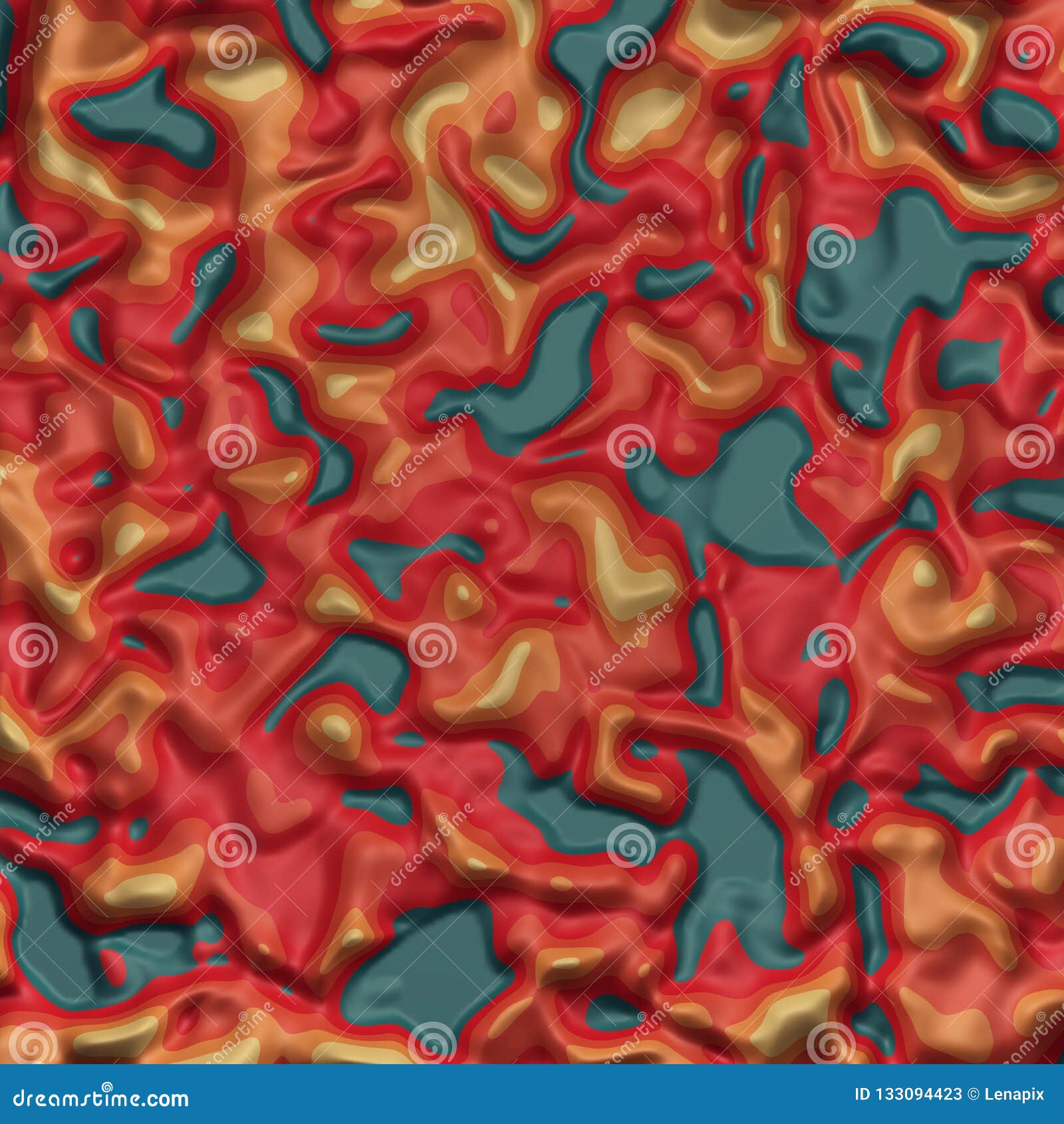 Colorful Topographic Map Showing Data Visualization And Analysis Stock ...
