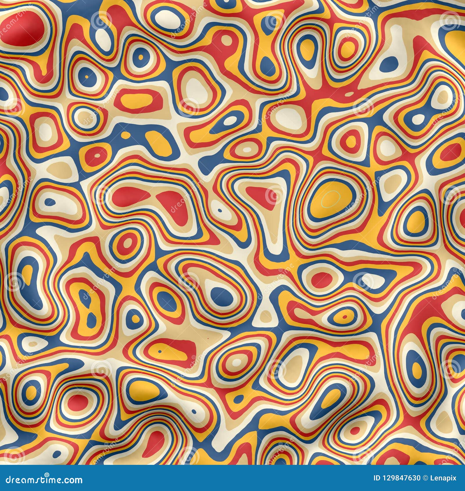 Colorful Topographic Map Showing Data Visualization And Analysis Stock ...