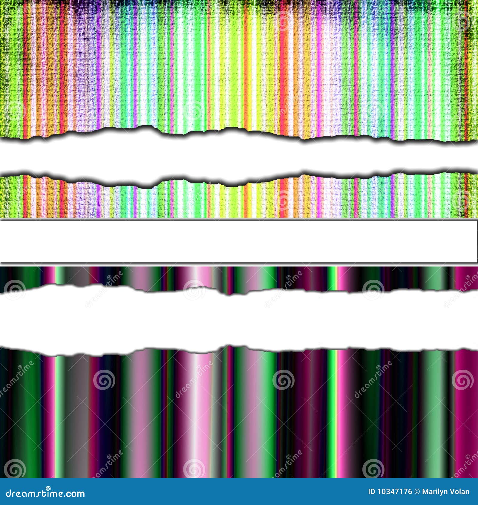 Colorful Torn Paper stock illustration. Illustration of colour - 10347176