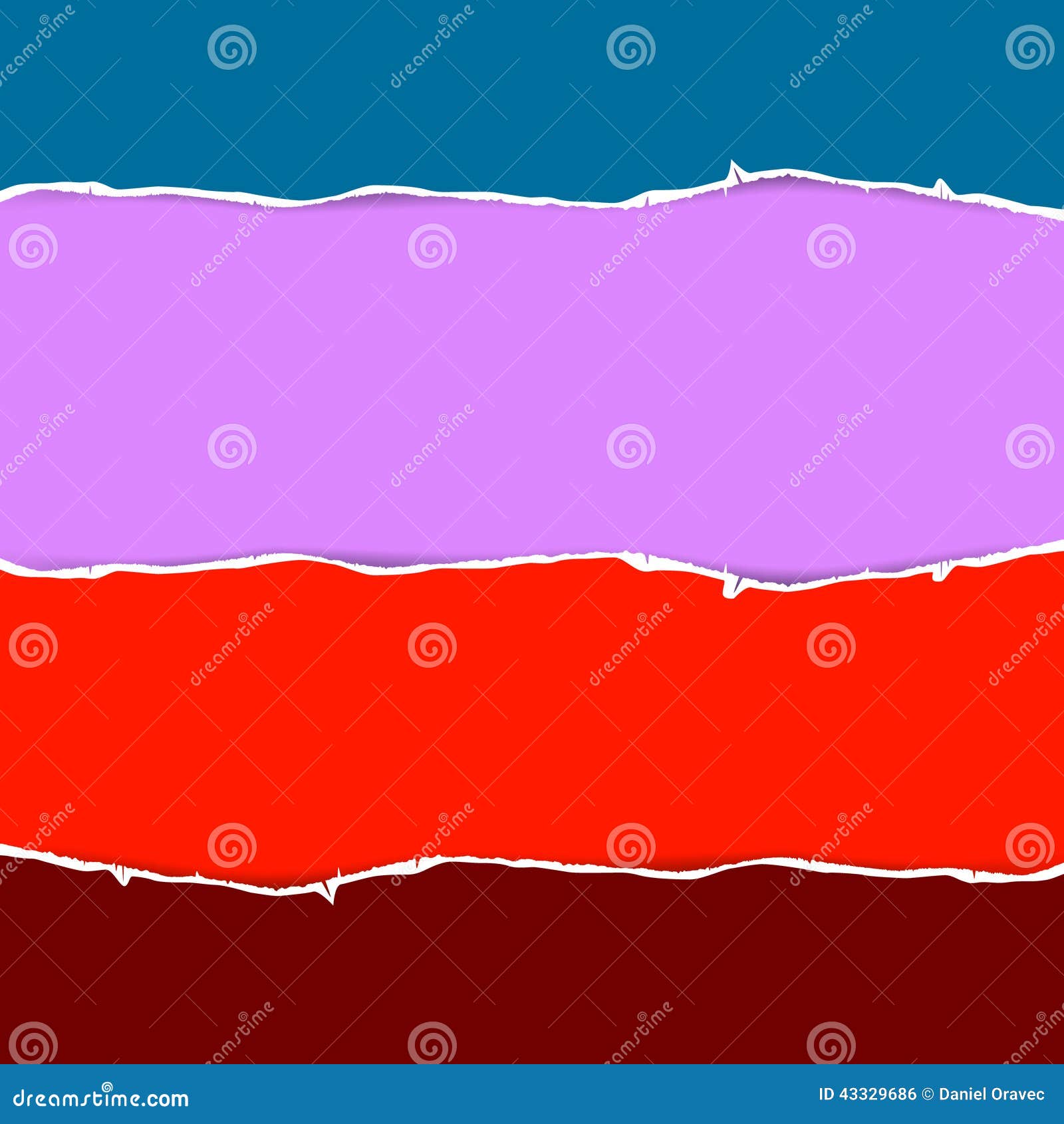 Colorful Torn Paper Background Stock Vector - Illustration of vector ...