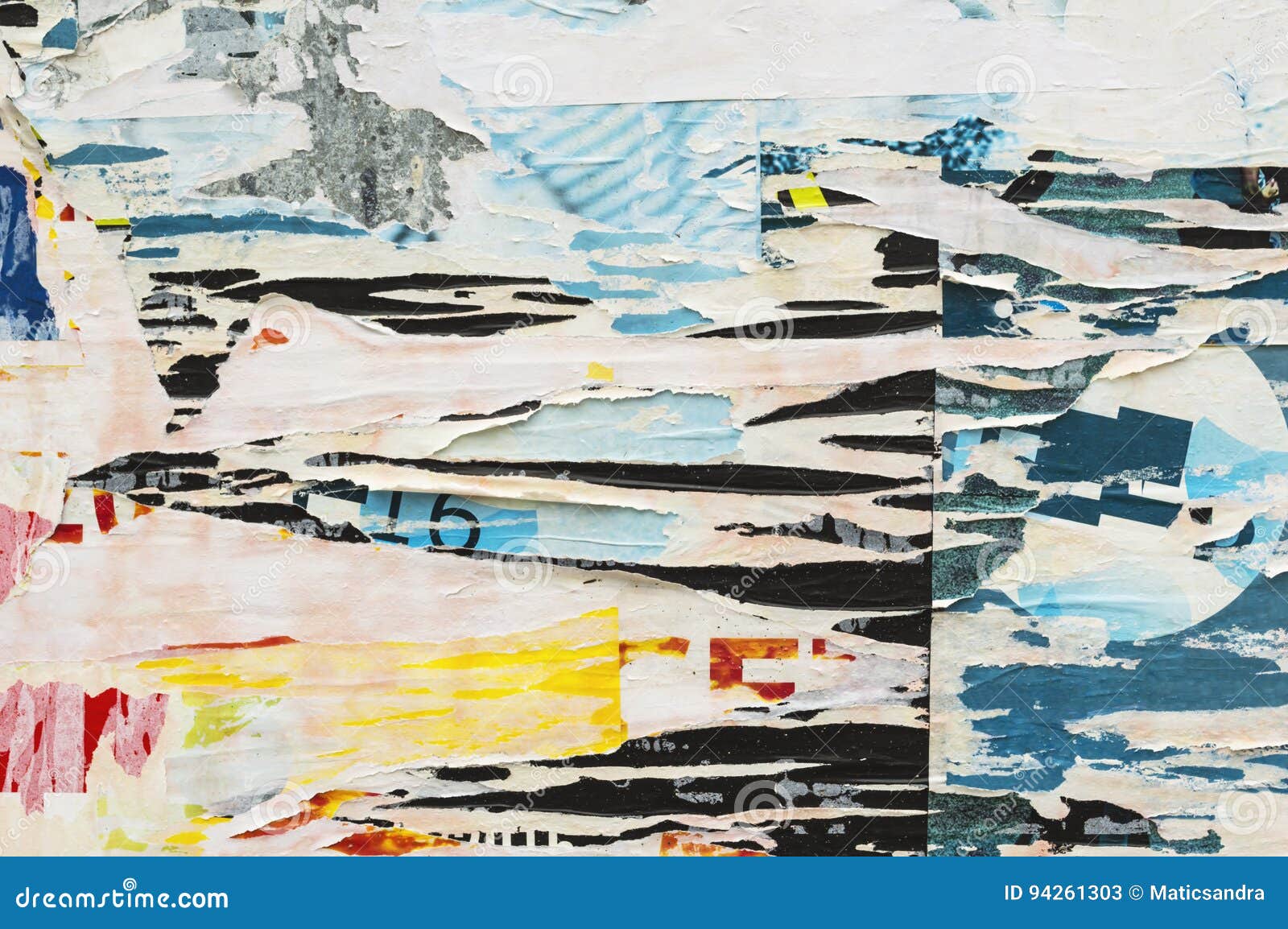 Torn Posters Royalty-Free Stock Image | CartoonDealer.com #1631266