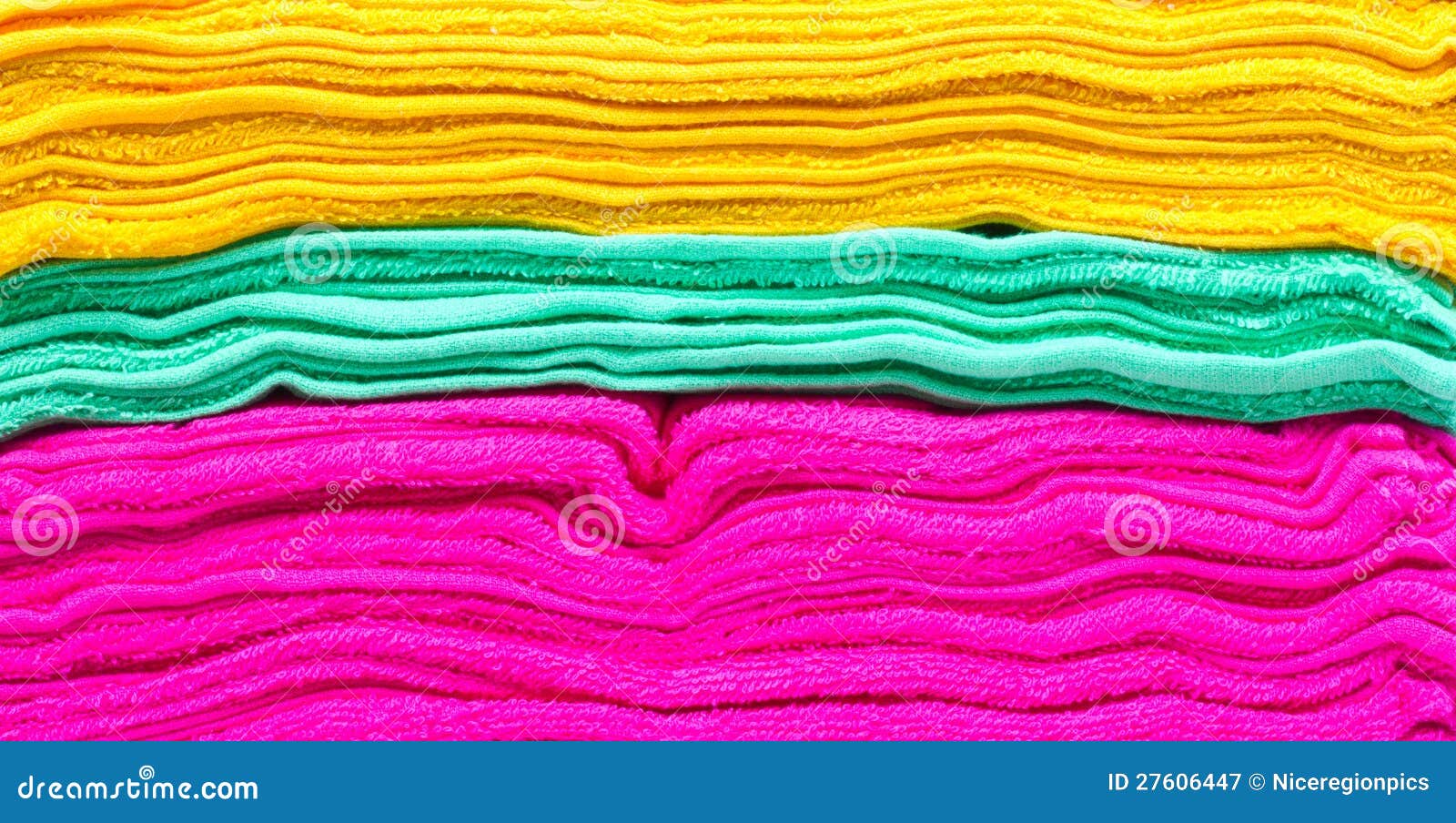 Colorful towels. stock image. Image of clean, bathroom - 27606447