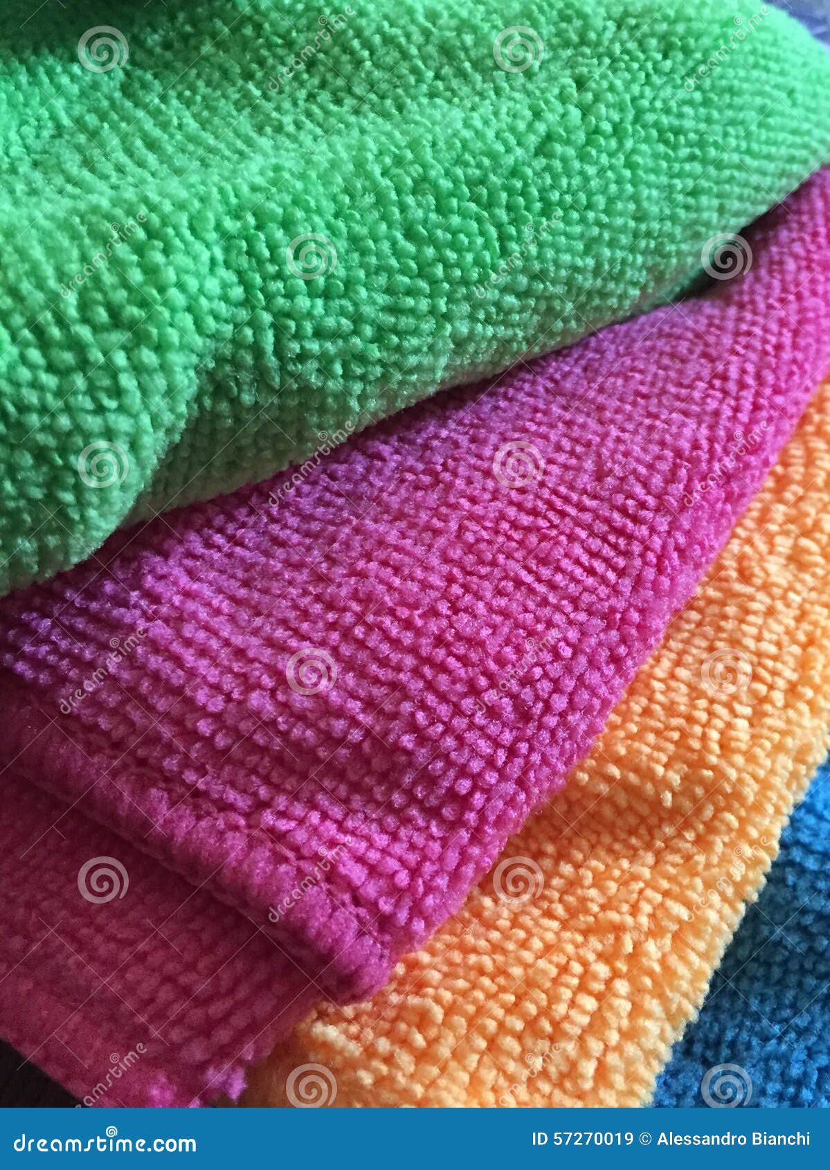 Colorful towels stock image. Image of orange, beach, colorful - 57270019