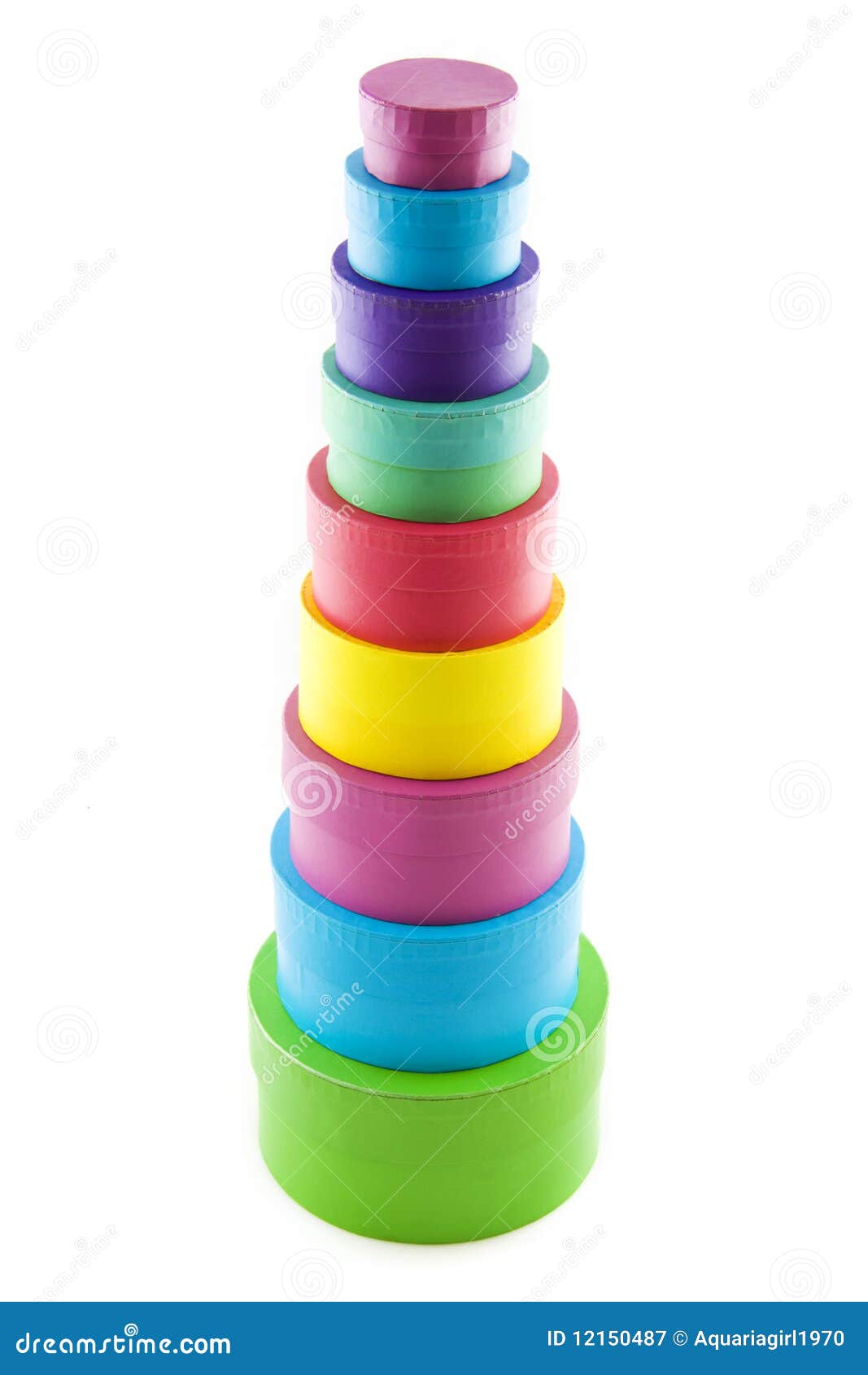 Colorful tower stock image. Image of product, pink, secret - 12150487