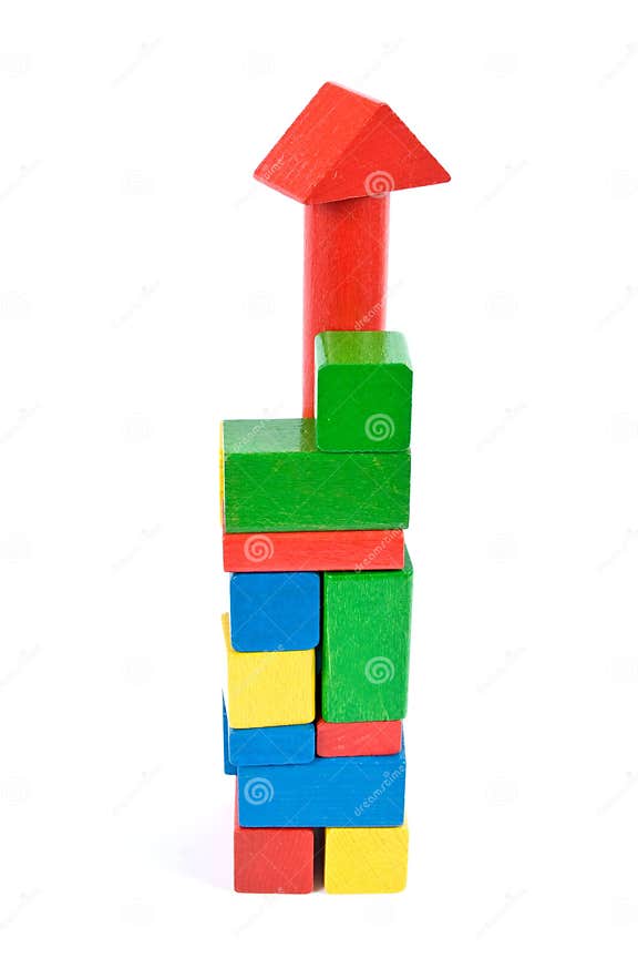 Colorful tower stock photo. Image of create, play, build - 9667810