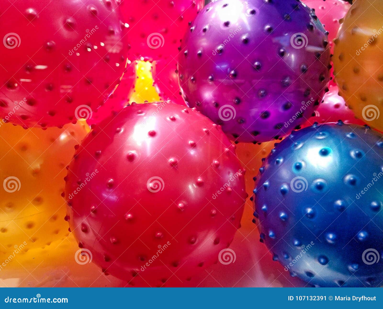 Colorful Toy Balls with Texture Stock Image - Image of color, game ...