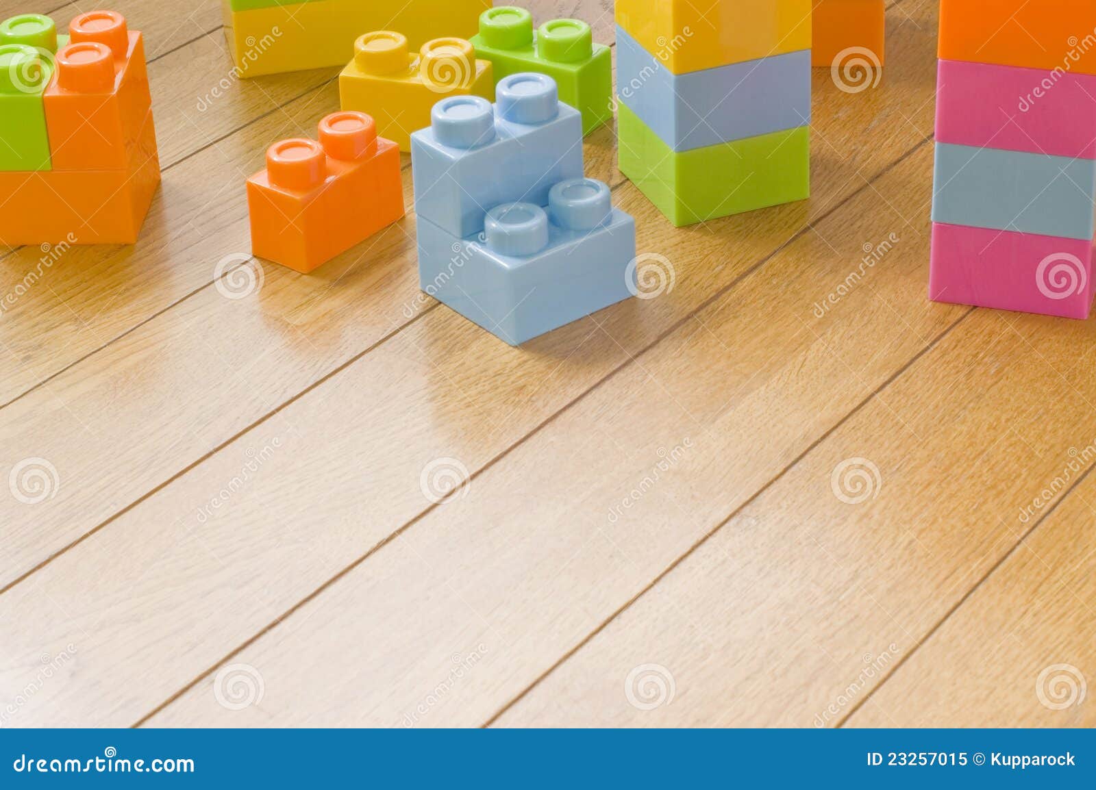 Colorful toy blocks stock image. Image of wooden, parts - 23257015