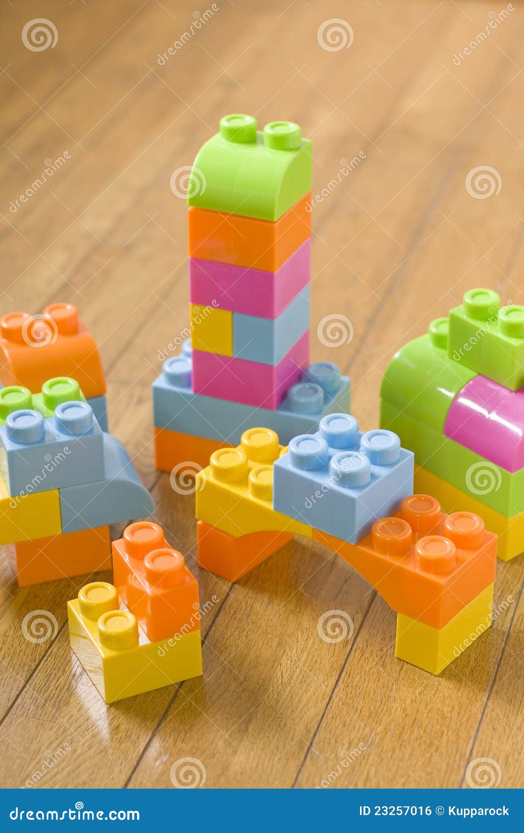 Colorful toy blocks stock photo. Image of wooden, cute - 23257016