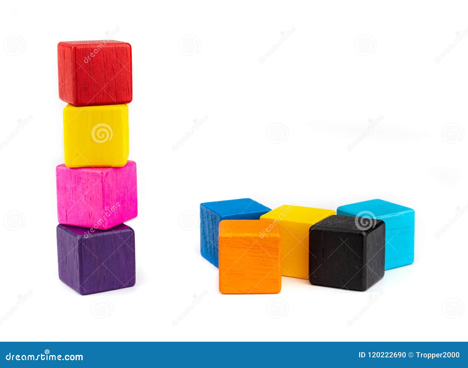 Colorful toy blocks, stock photo. Image of stack, object - 120222690
