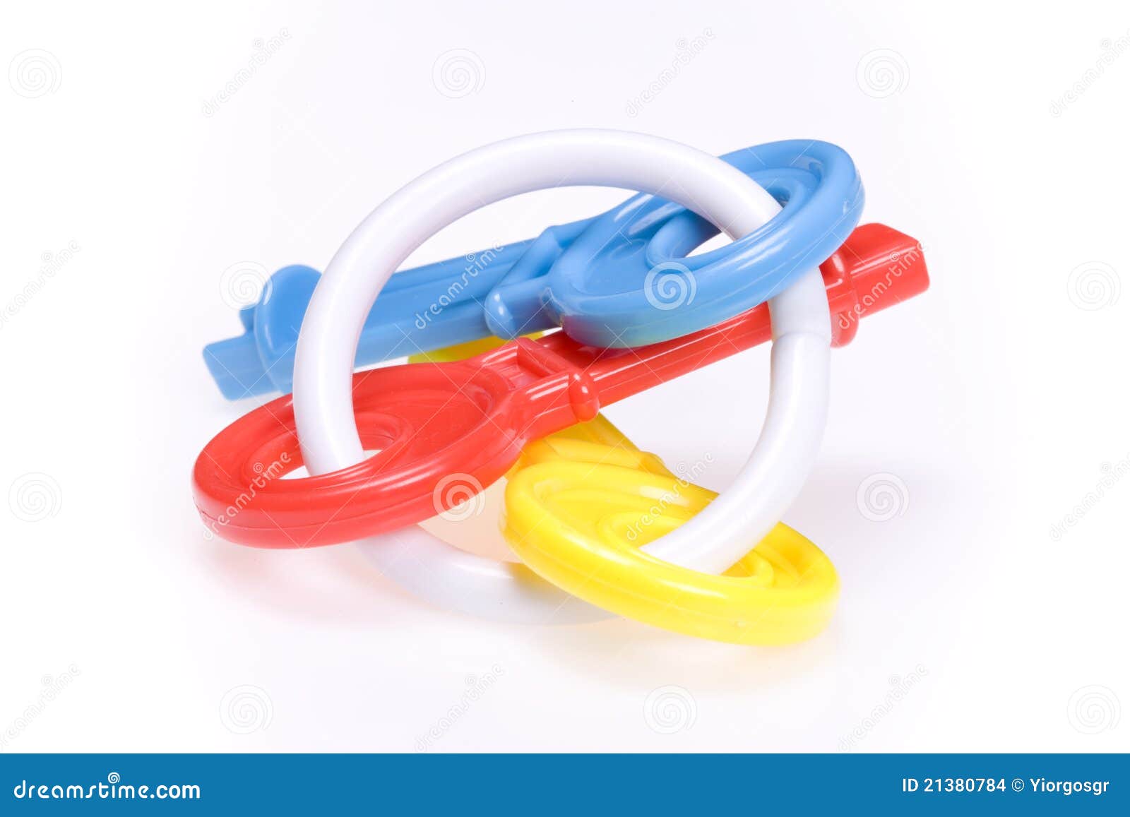 Colorful toy keys stock photo. Image of plastic, studio - 21380784