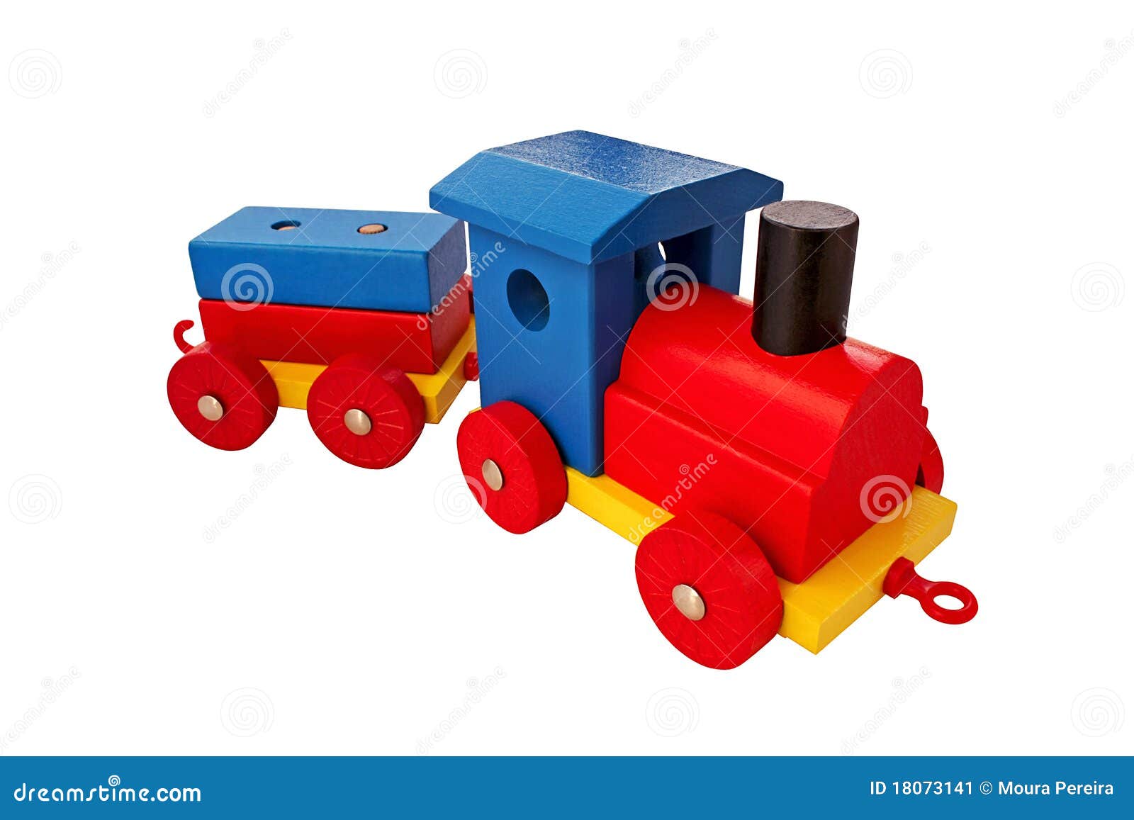 Colorful toy train stock image. Image of toddler, closeup - 18073141