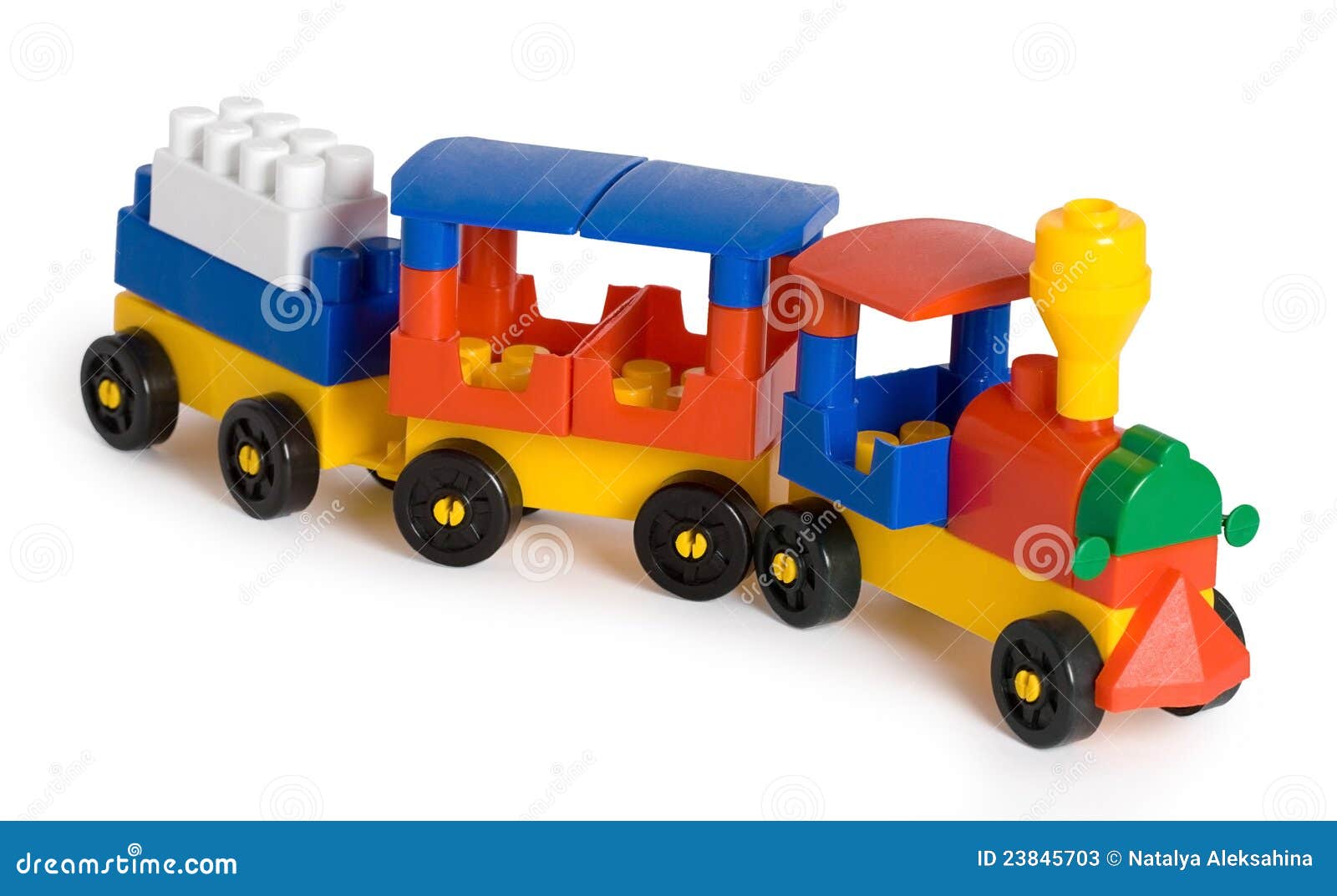 Colorful toy train stock image. Image of colorful, miniature - 23845703