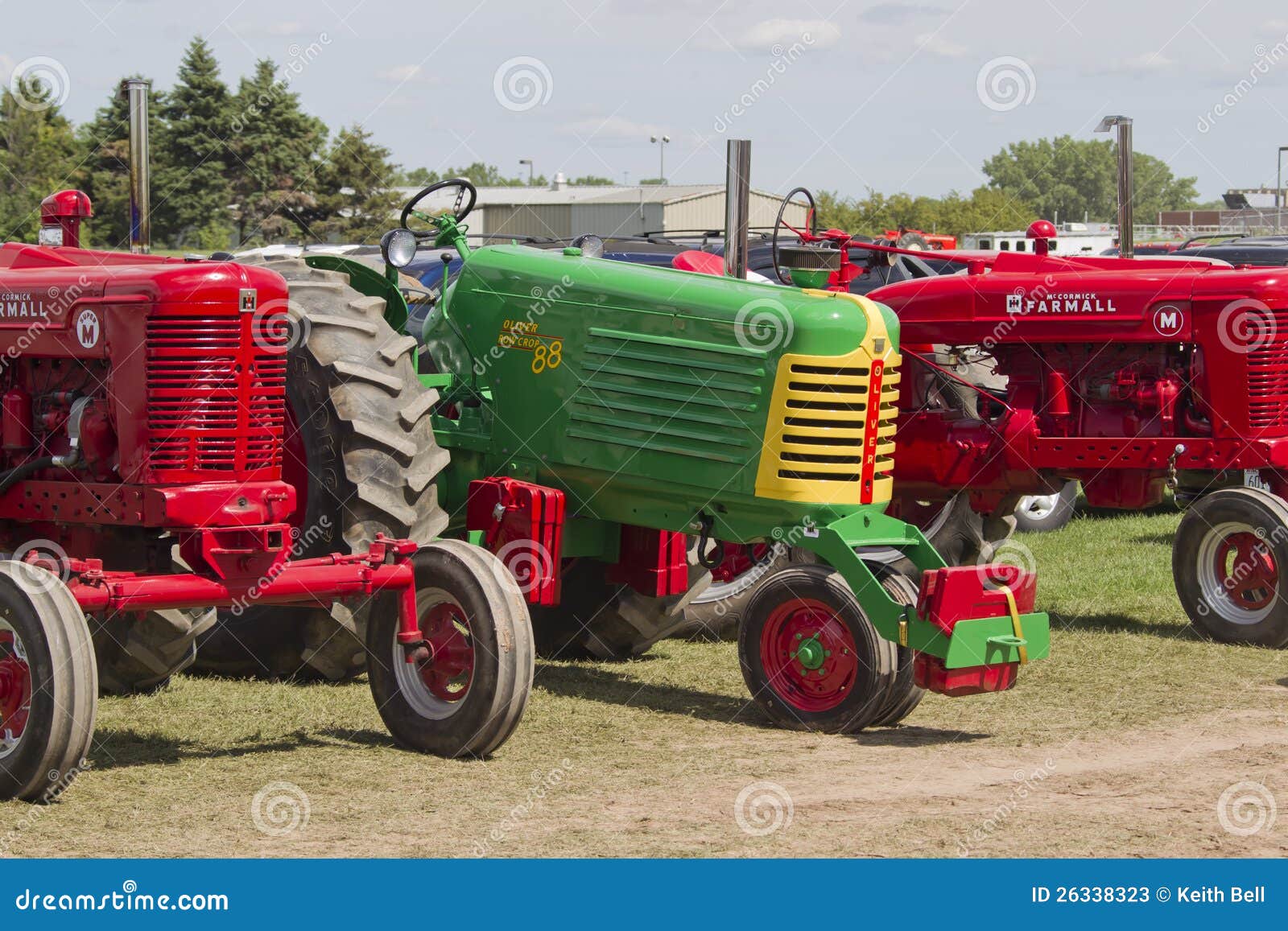 Colorful Tractors editorial stock photo. Image of marshall - 26338323