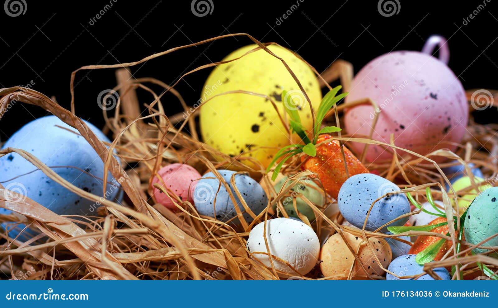 Colorful Traditional Easter Paschal Eggs Stock Photo - Image of goods ...
