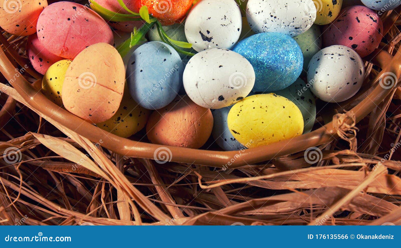 Colorful Traditional Easter Paschal Eggs Stock Photo - Image of ears ...