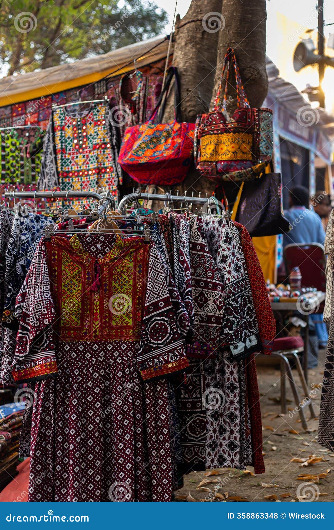 Traditional Pakistani Sindhi Dresses Stock Illustration - Illustration ...