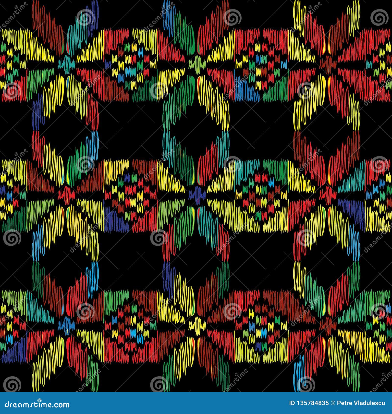 Colorful Traditional Pattern Stock Vector - Illustration of fashion ...