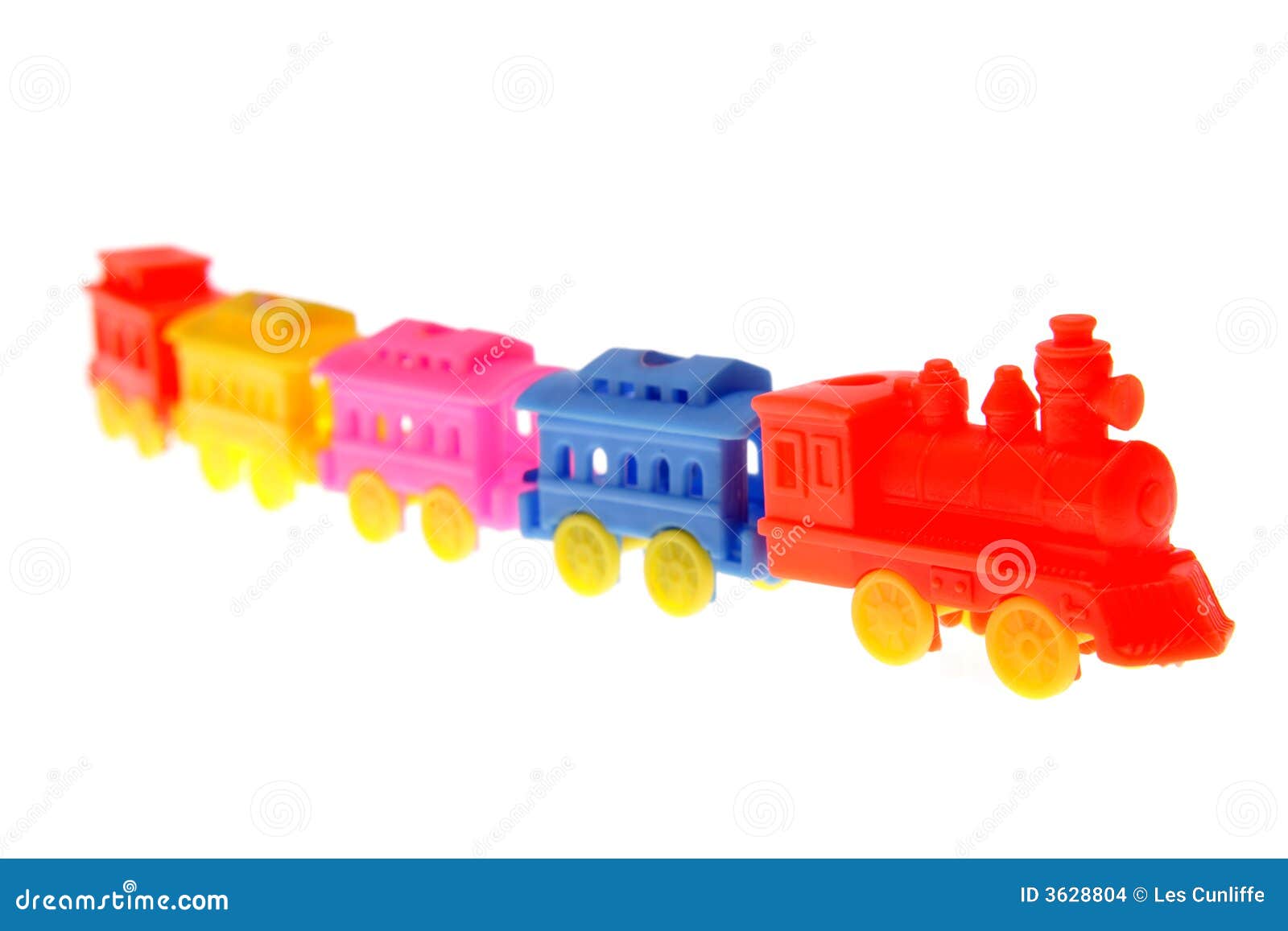 Colorful train stock photo. Image of path, colorful, play - 3628804