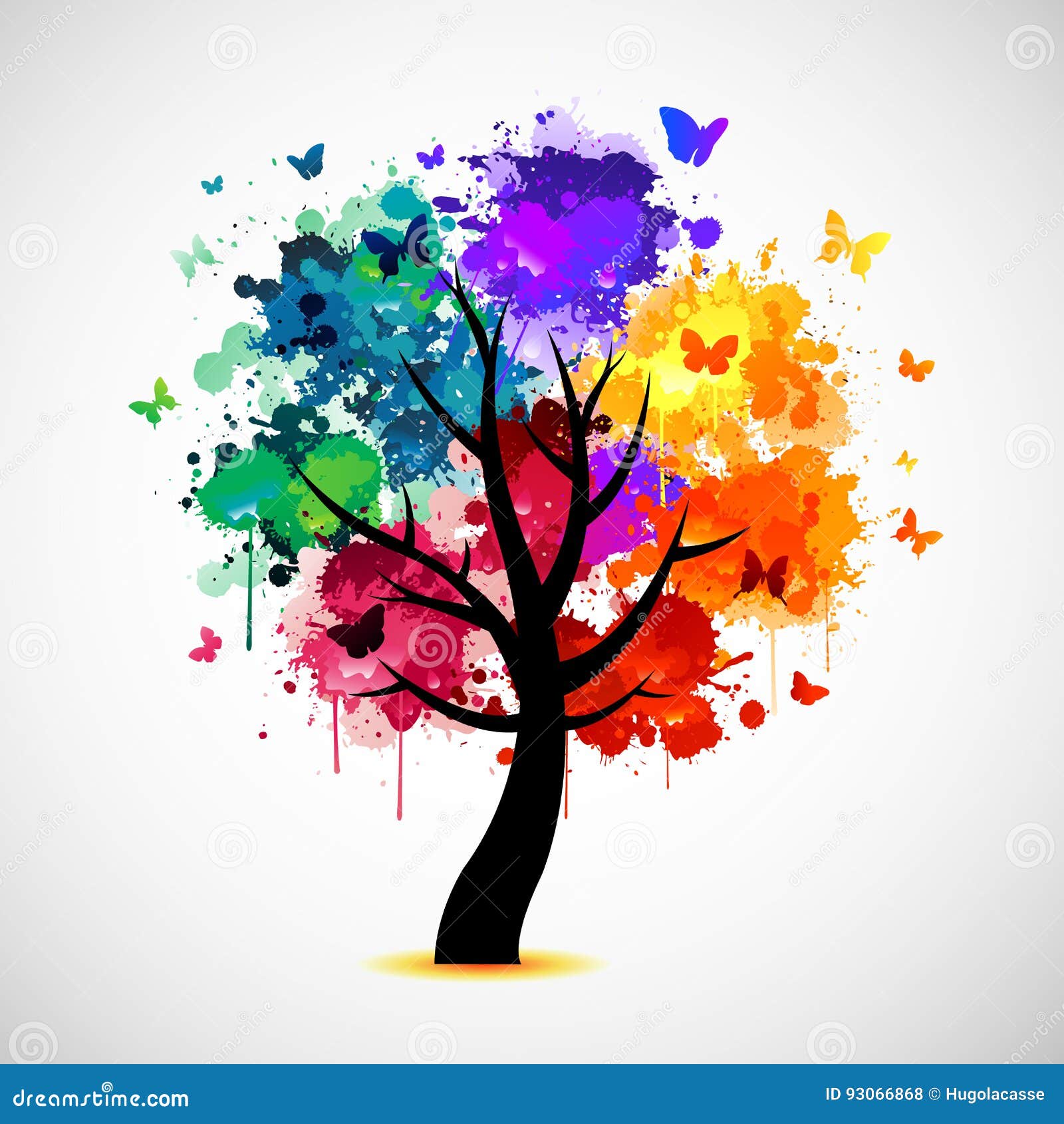 Colorful Tree Wallpaper