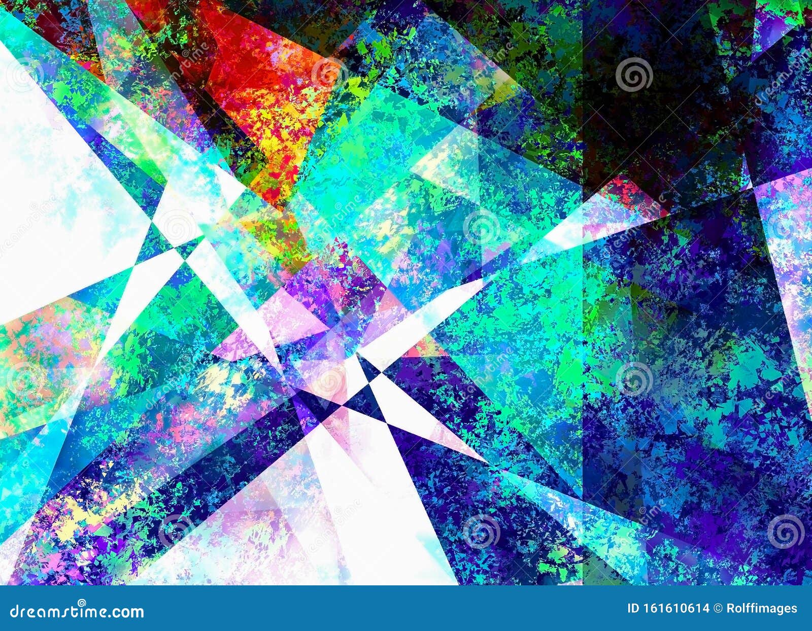 Colorful triangle abstract stock illustration. Illustration of pattern ...