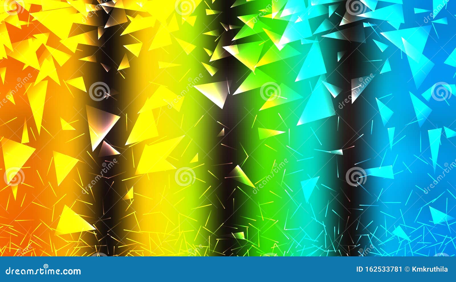 Colorful Triangle Background Stock Vector - Illustration of background ...