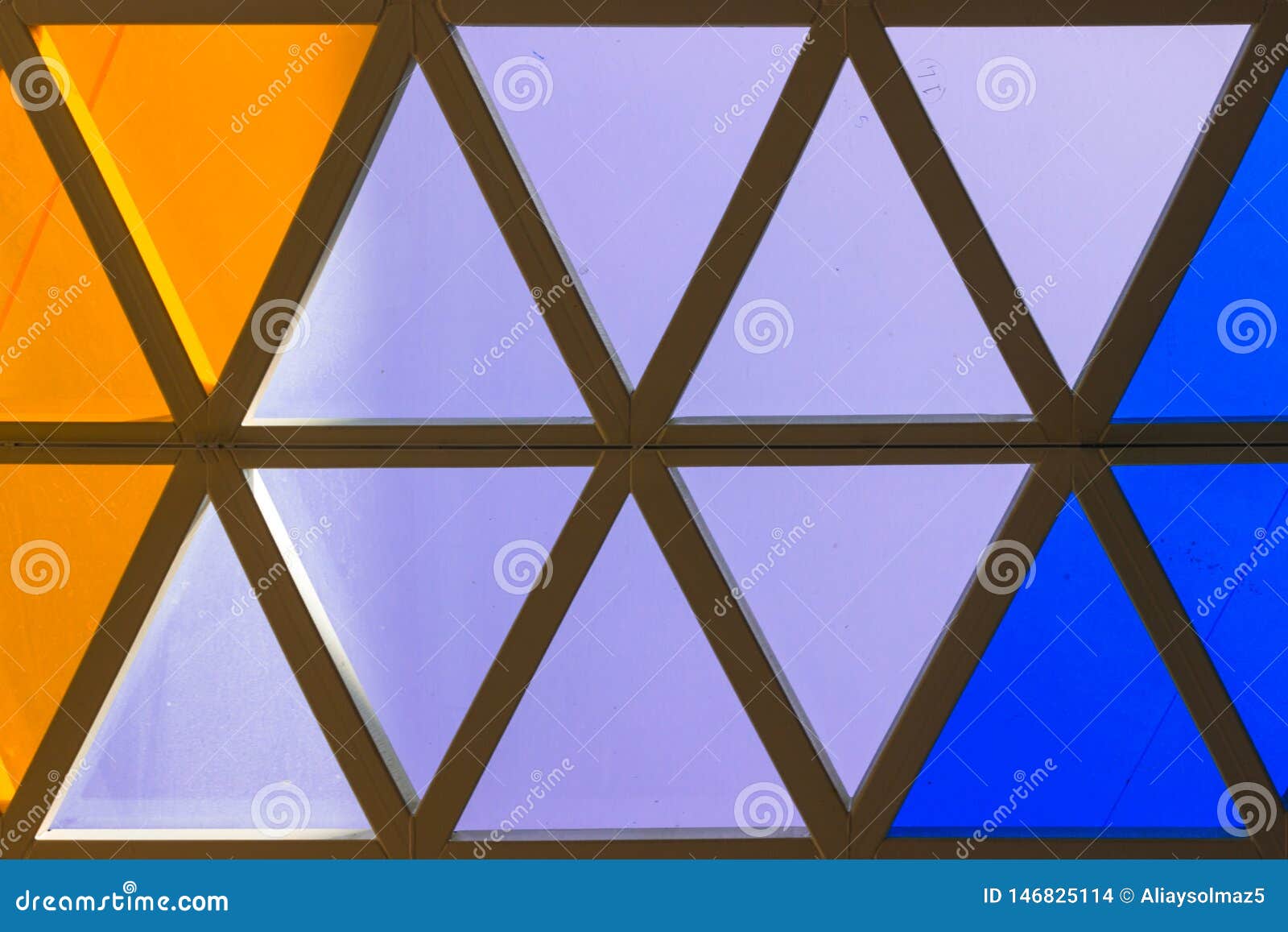 Blue Triangles Rough Texture Of Rubber Or Carpet Coating Royalty-Free ...