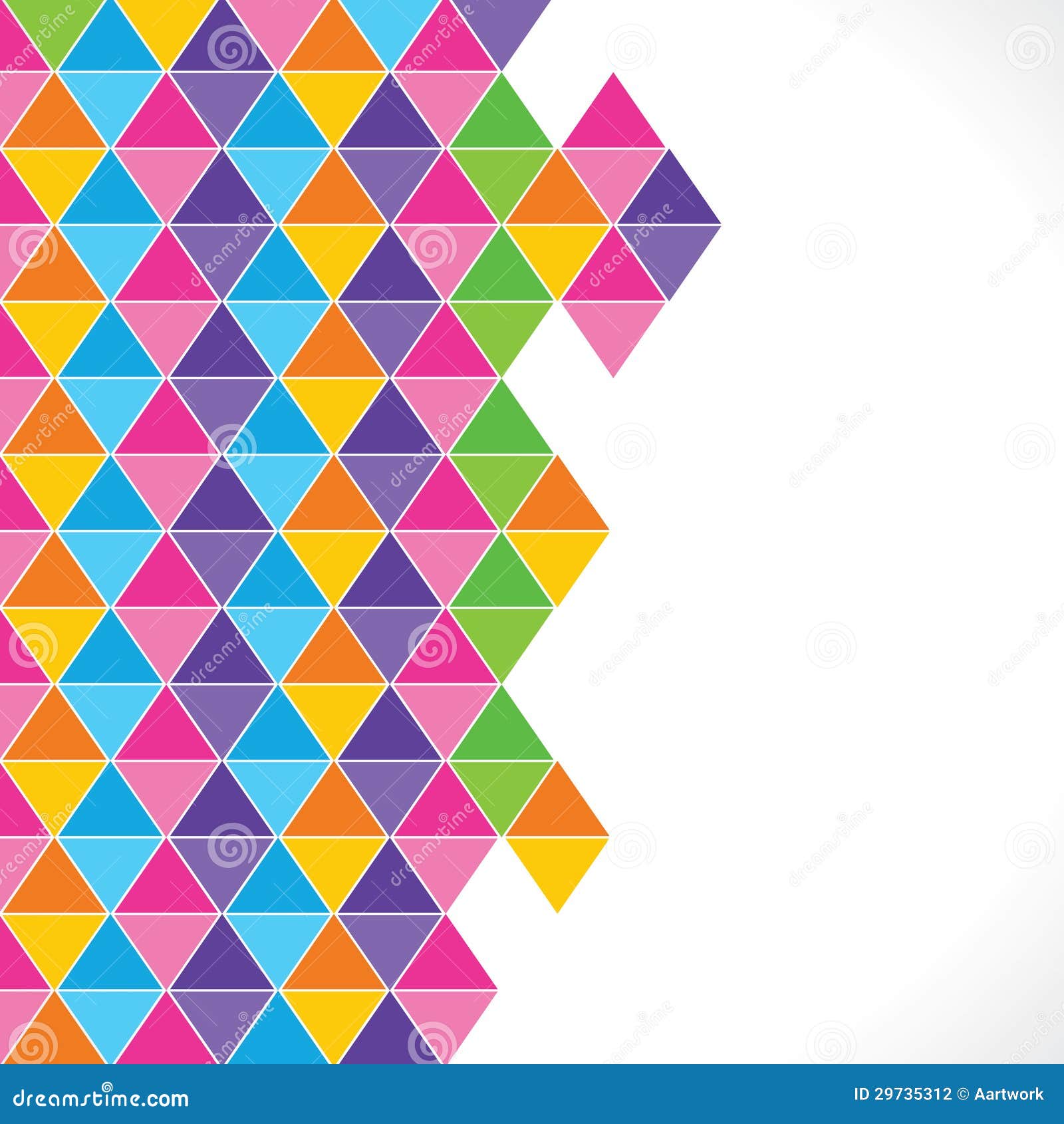 Colorful Triangle Logo Design With Square Letter Triangle Pixel Vector ...