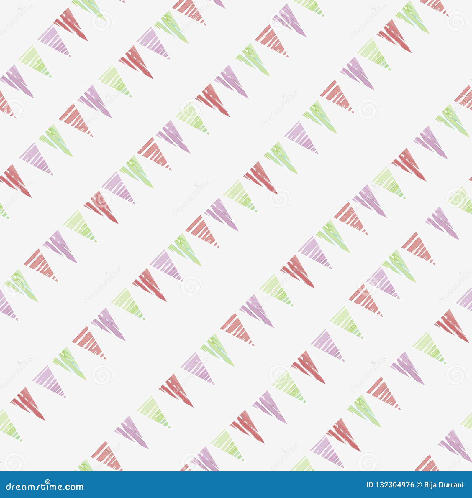 Colorful Triangle Diagonal Print Seamless Repeating Pattern Stock ...
