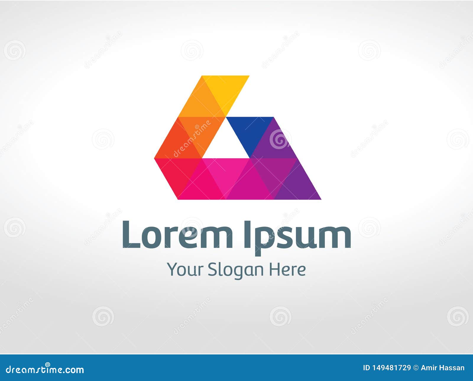 Colorful Triangle Logo Design with Square Letter Triangle Pixel Stock ... Colorful Triangle Logo Design with Square Letter Triangle Pixel Stock ...