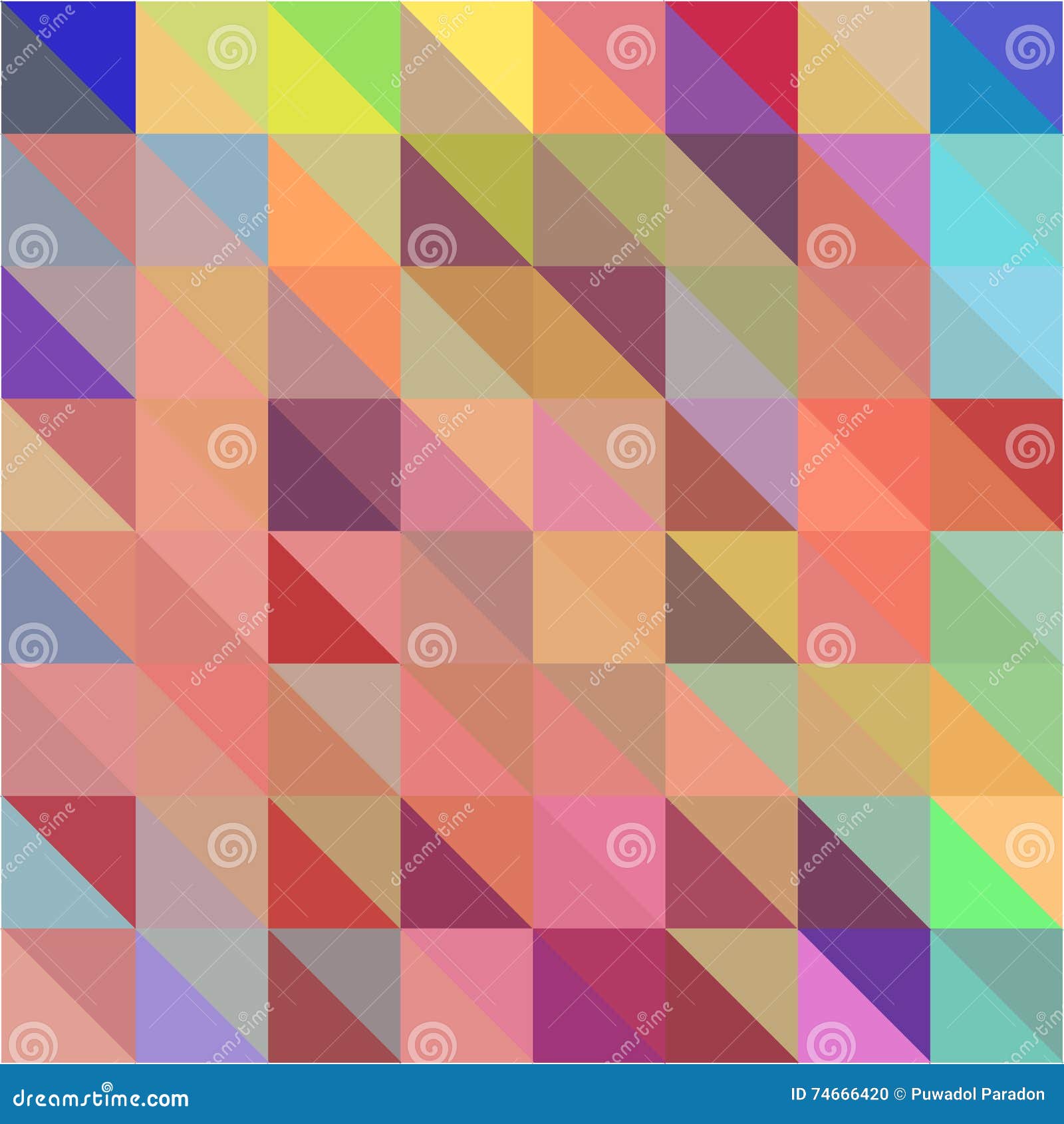 Colorful Triangle and Square Business Background Stock Vector ...