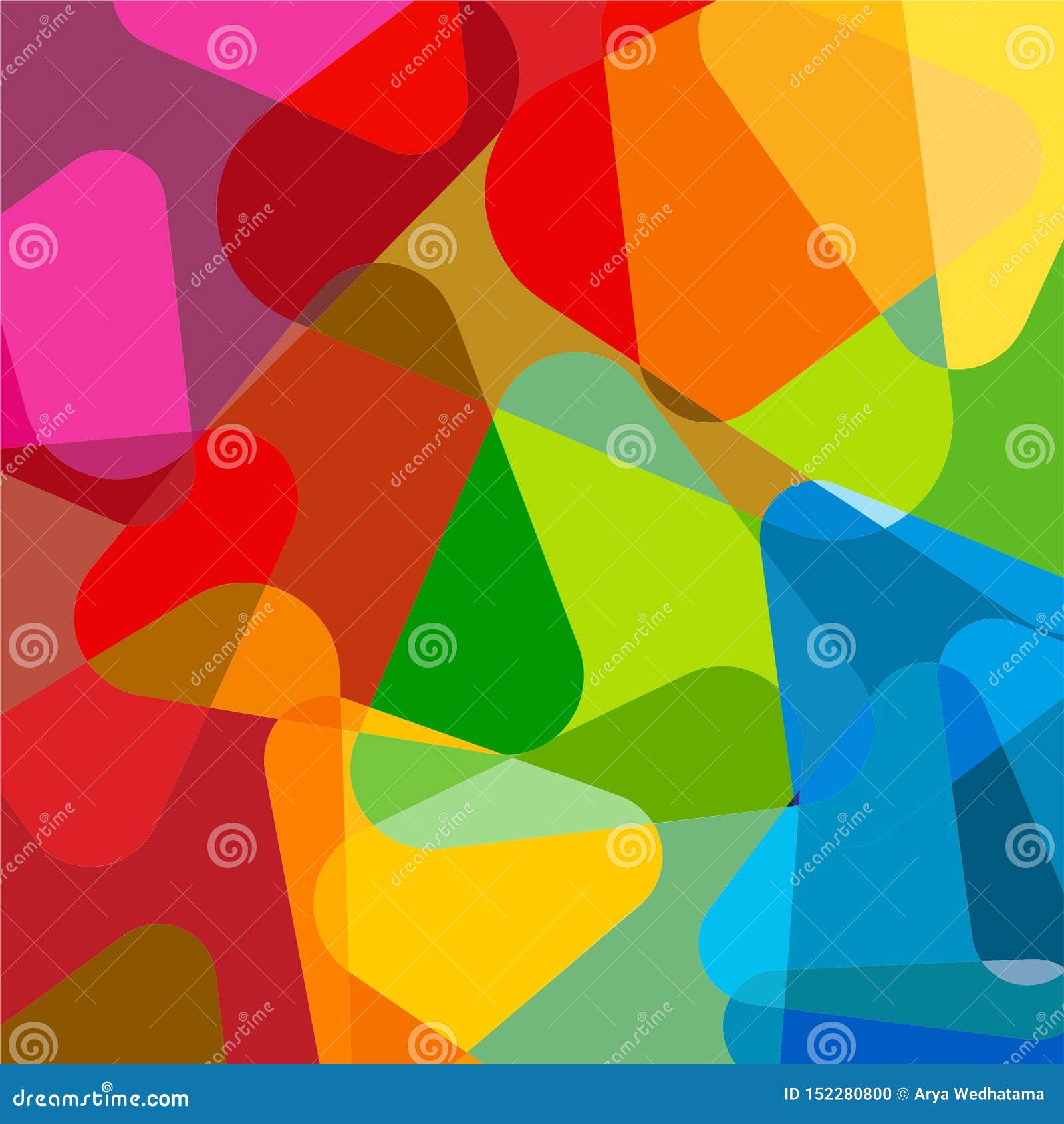 The Colorful Triangle Wallpaper Stock Illustration - Illustration of ...