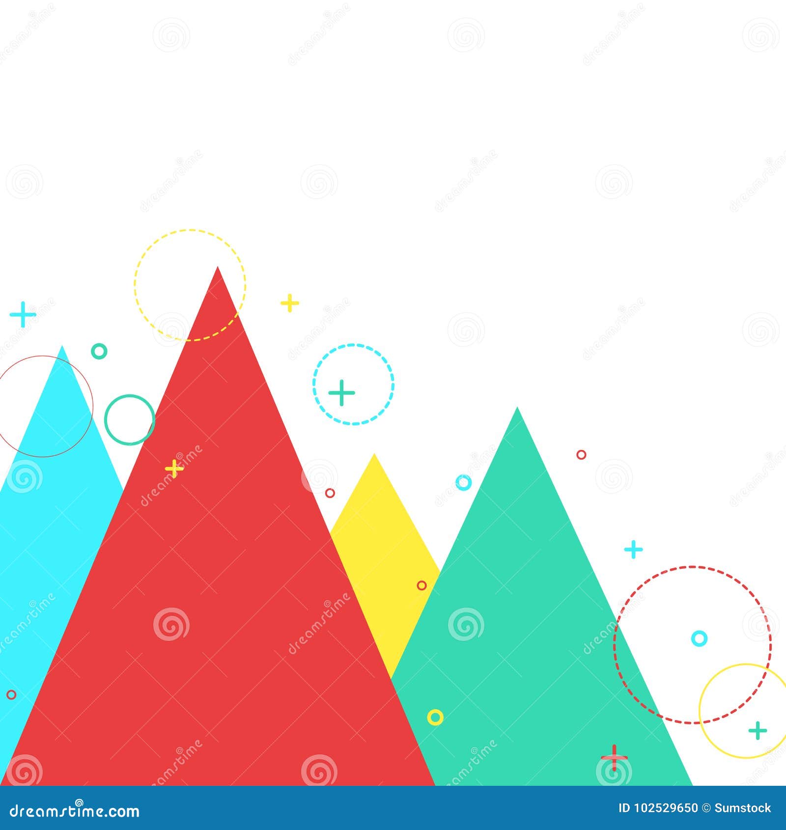 Triangles Abstract Banner Background Stock Vector - Illustration of ...