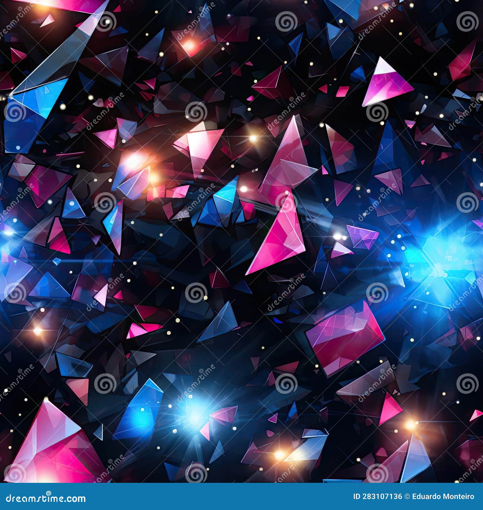 Colorful Triangles Creating Abstract Backgrounds with a Touch of ...