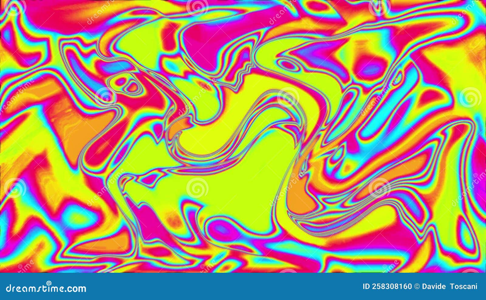 Colorful Trippy Psychedelic Background - Loop Abstract Hallucination ...