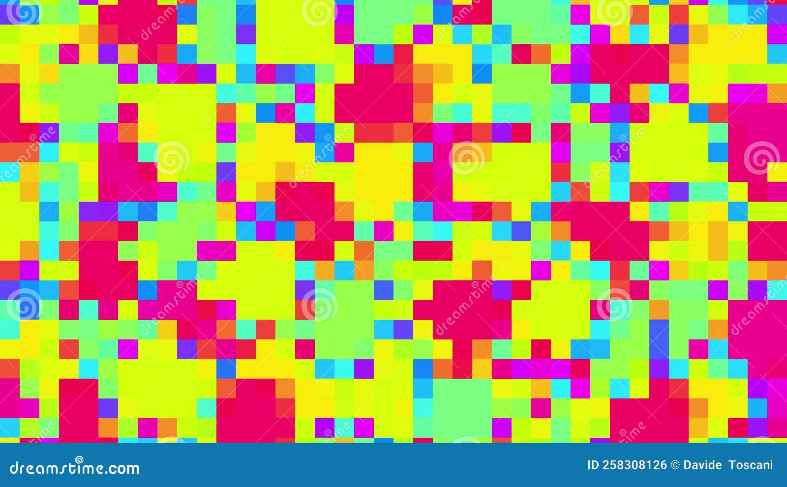 Colorful Trippy Psychedelic Squares Background - Loop Abstract Illusion Backdrop Stock Footage ...